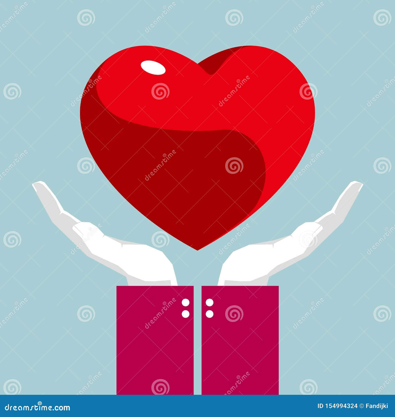 3D Man Carry Heart Stock Image | CartoonDealer.com #31782289