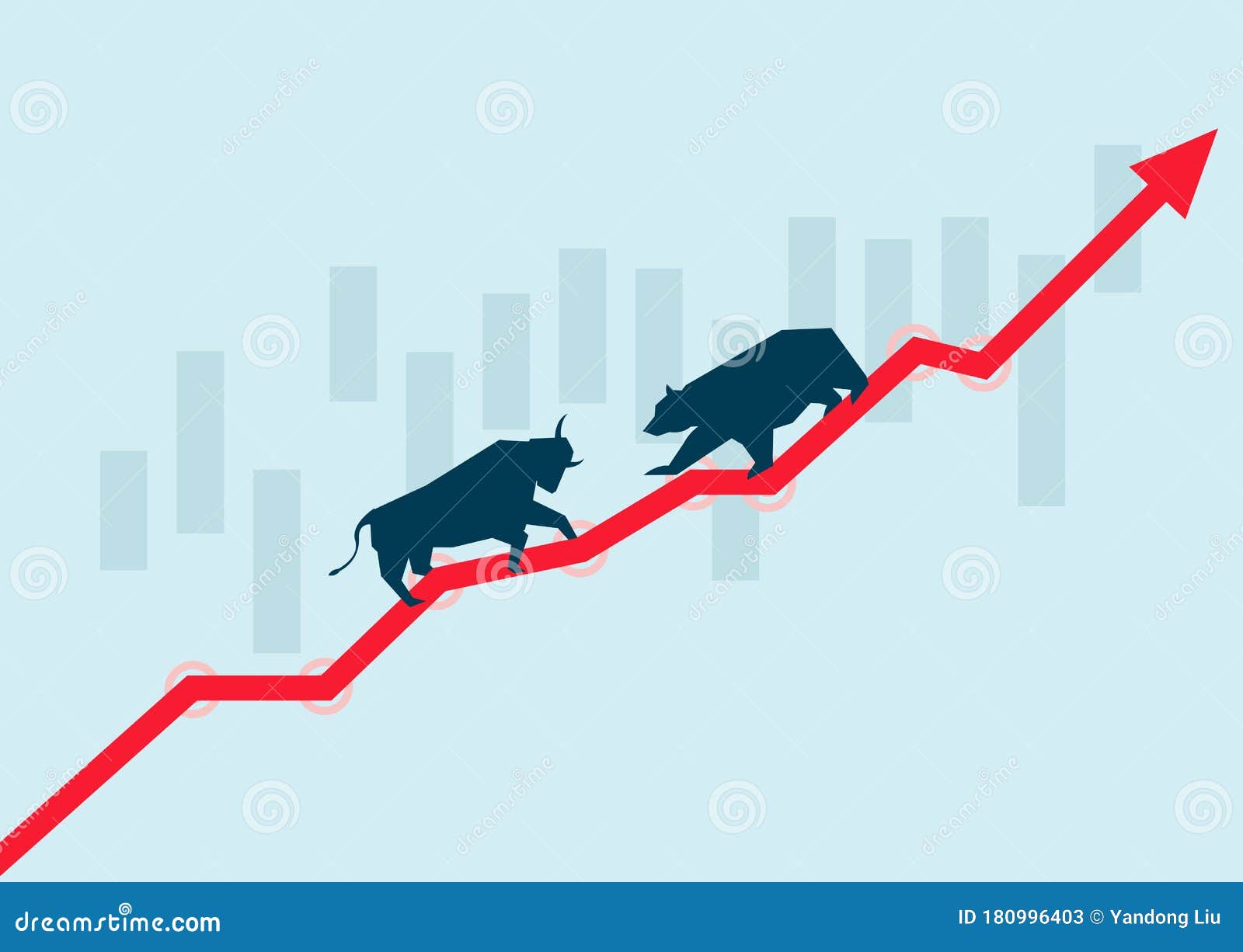 Win Fail Antagonism Success Concept 2d Illustration Career Business ...