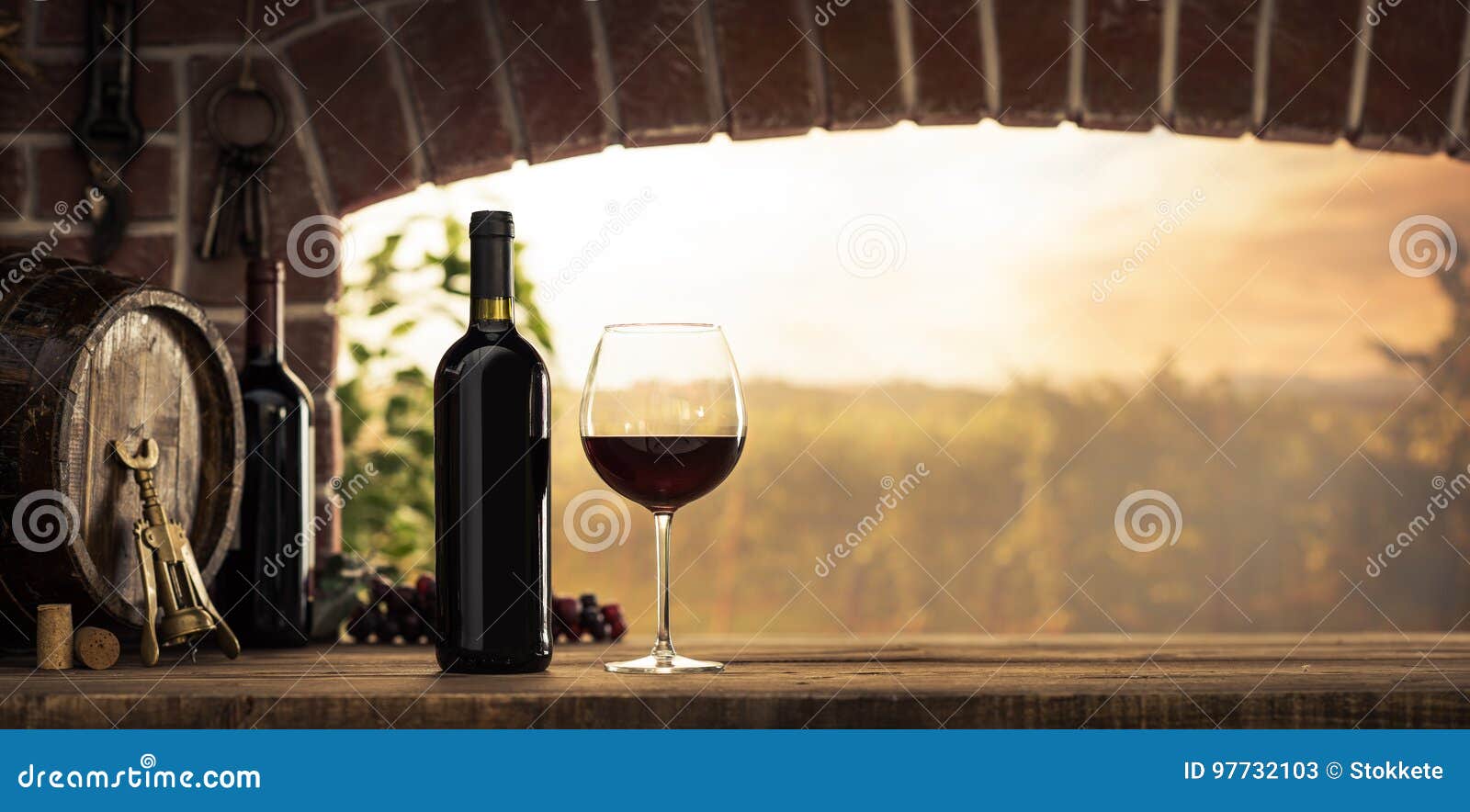 Échantillon De Vin Rouge Dans La Cave Image stock - Image du vieux ...