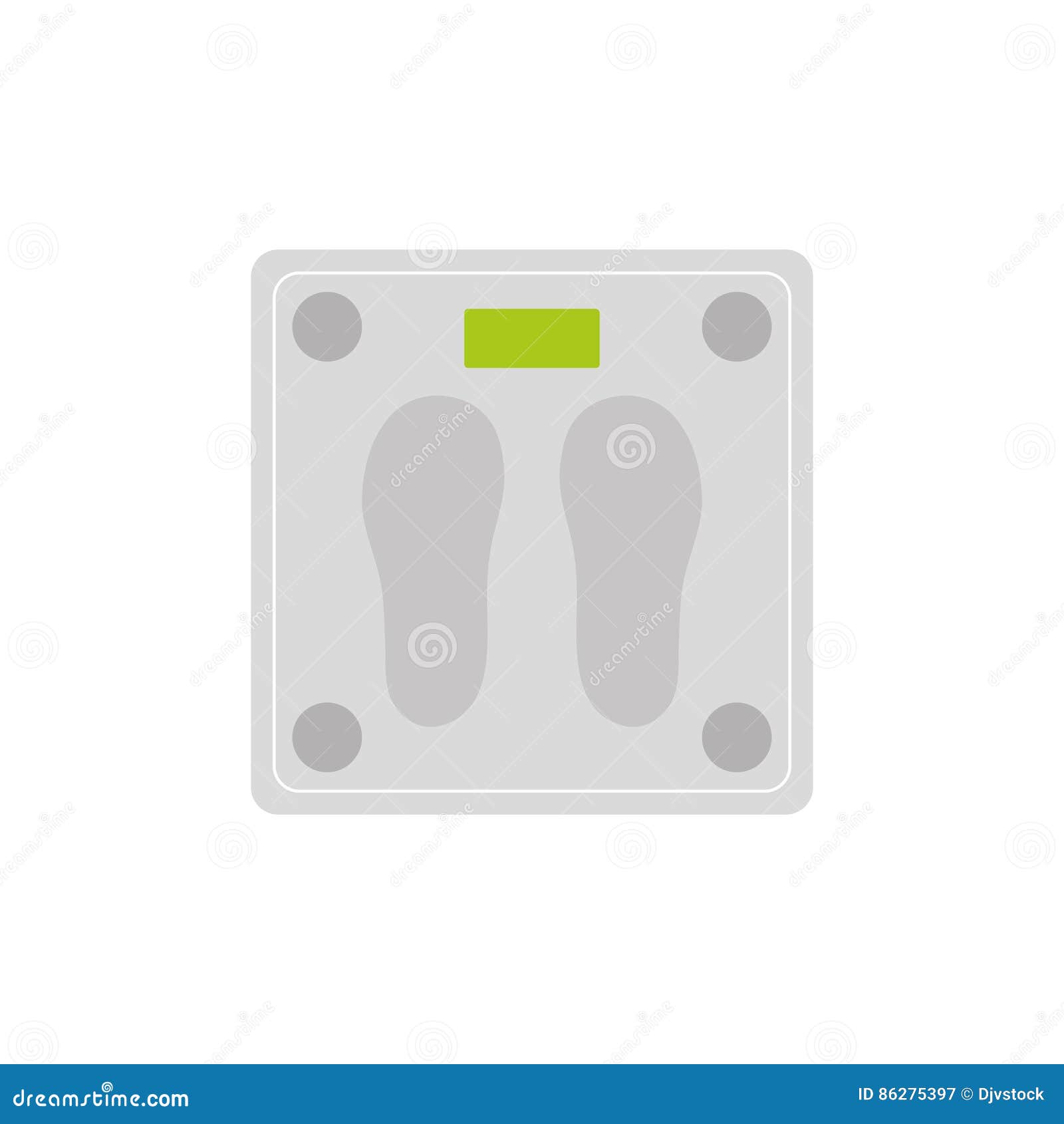 Échelle de poids corporel illustration stock. Illustration du matériel ...