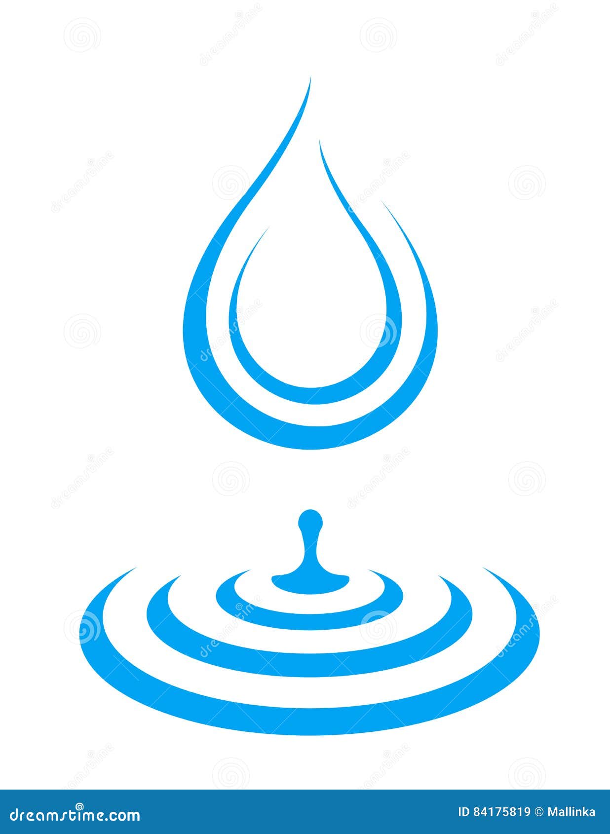 Éclaboussure D'icône De Gouttelette D'eau Illustration de Vecteur ...