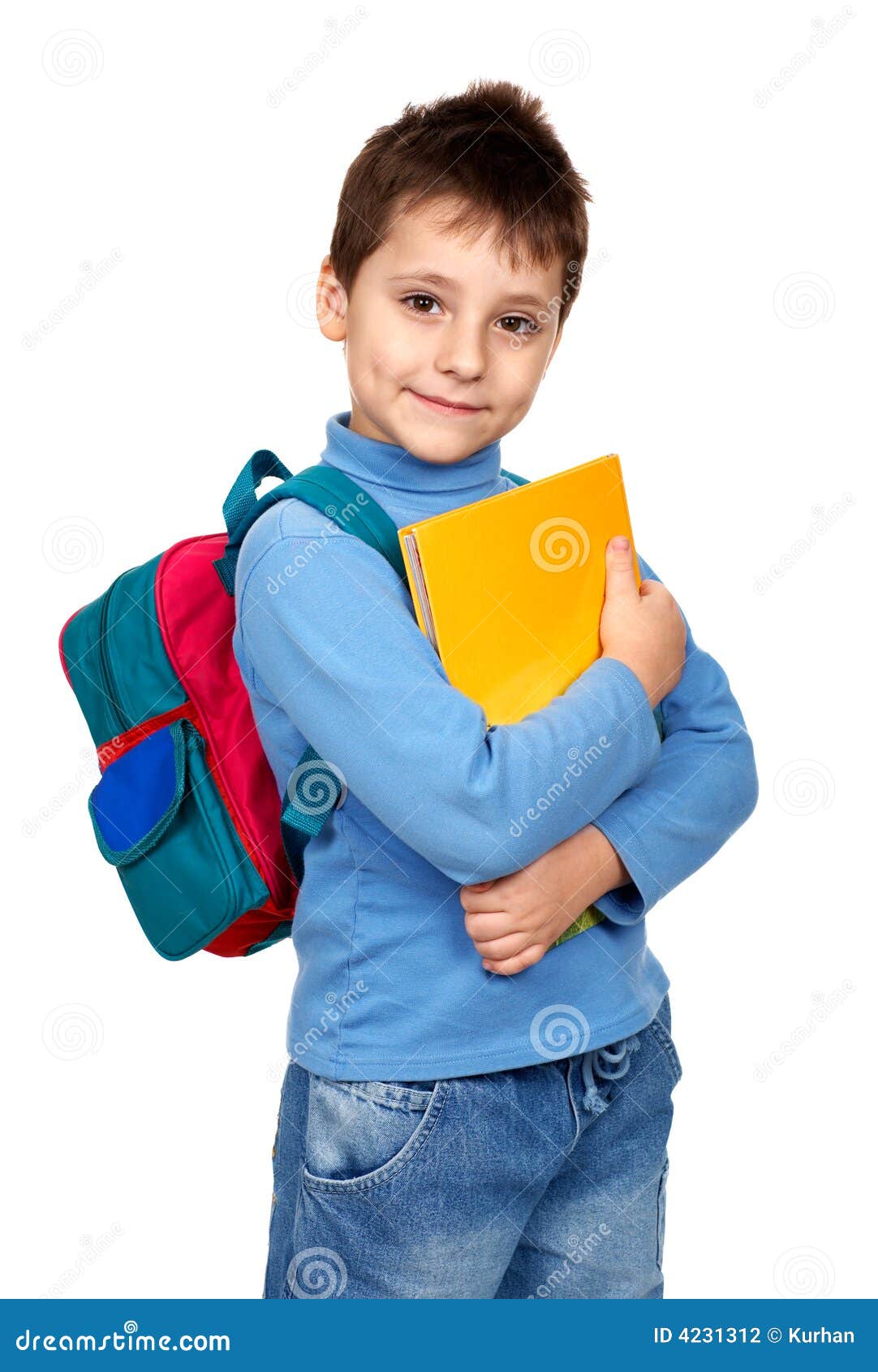 Écolier photo stock. Image du freshman, copie, éducation - 4231312