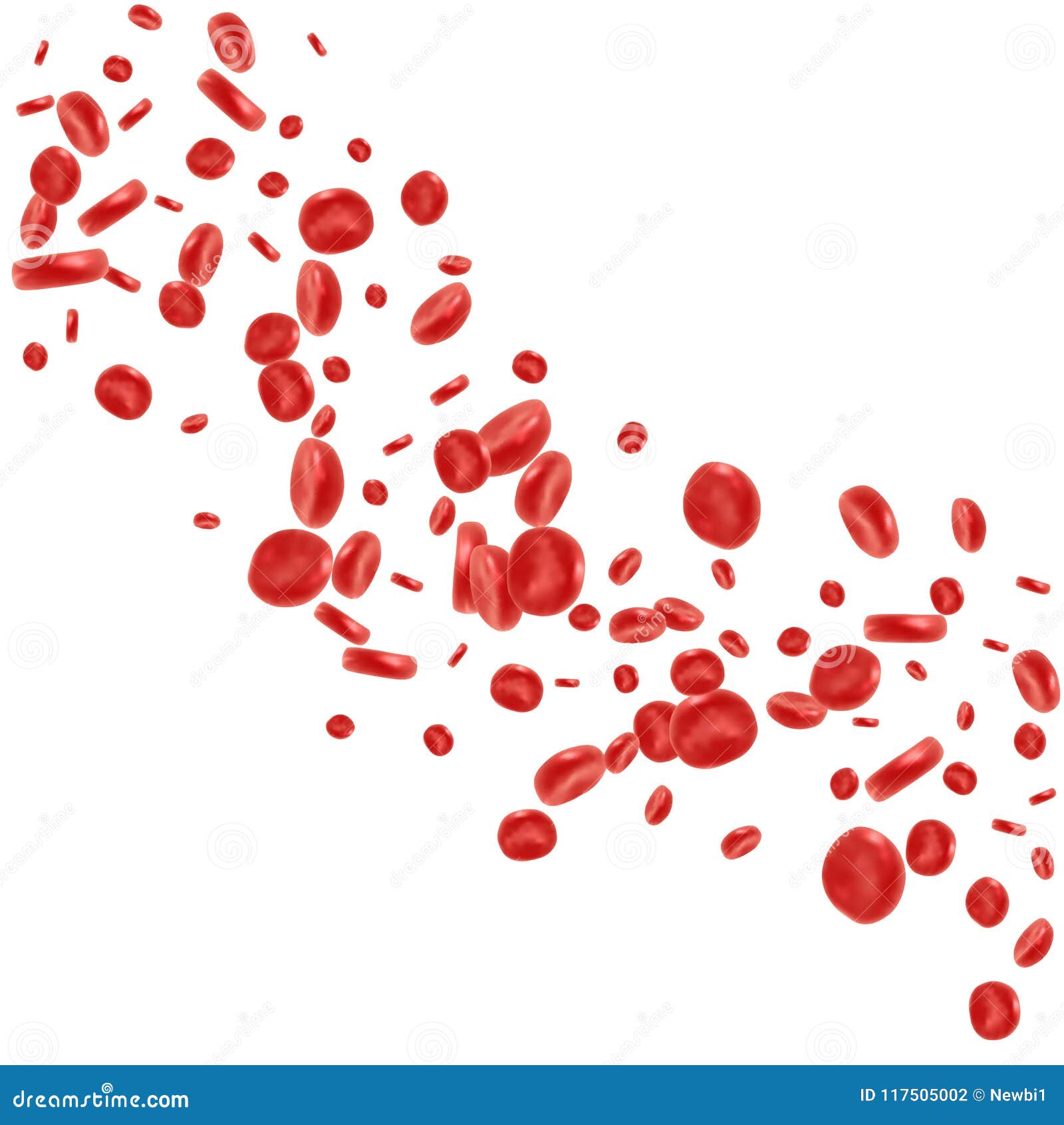 Écoulement De Globule Rouge Illustration de Vecteur - Illustration du ...