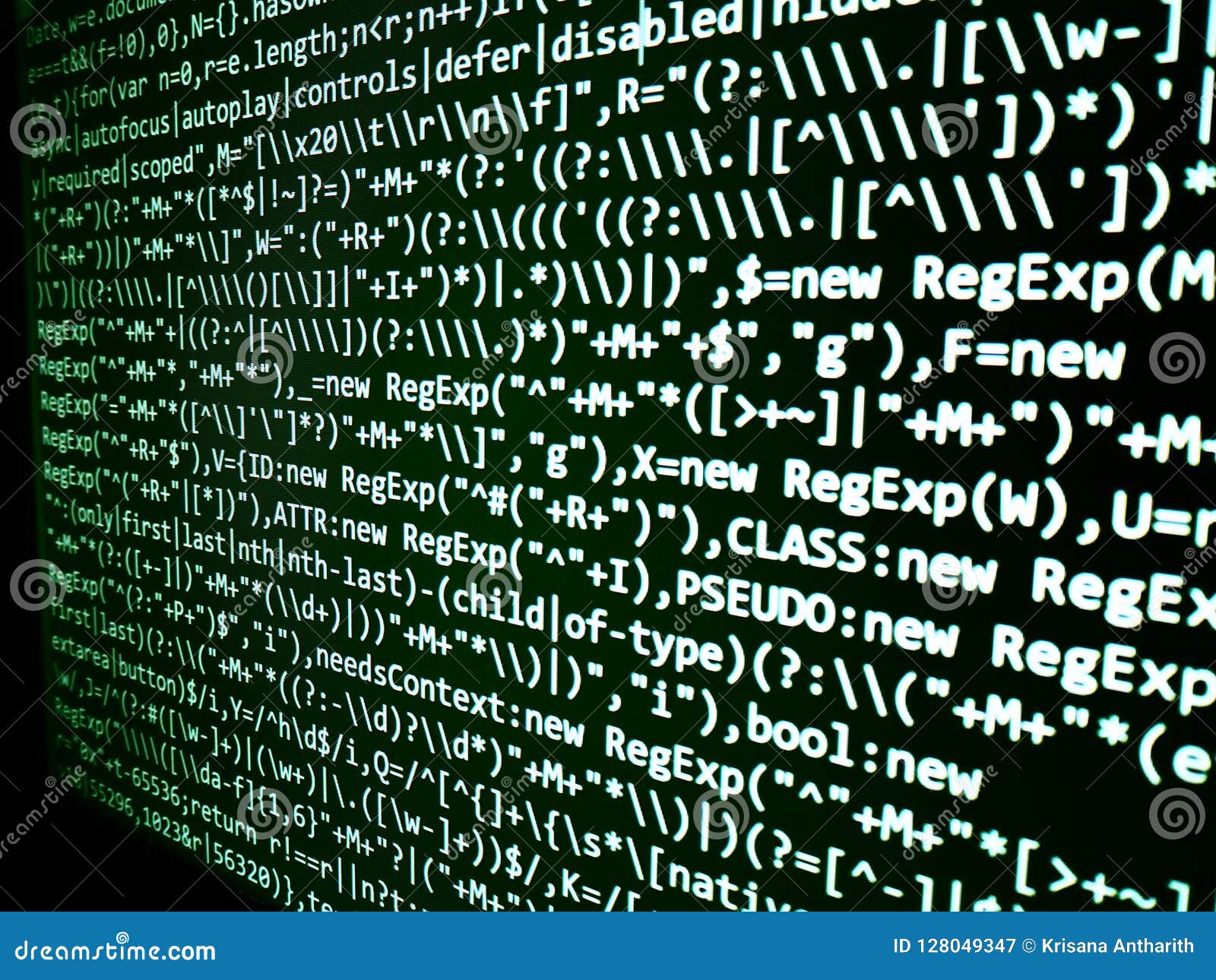 Écran Abstrait De Programmation De Code De Programmateur De Logiciel ...