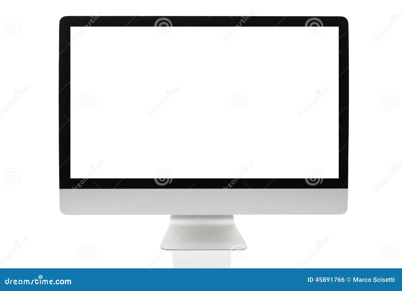 Écran D'ordinateur D'isolement Photo stock - Image du définition, objet ...