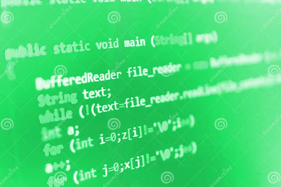 Écran De Programmation De Code Source De Codage Image stock - Image du ...