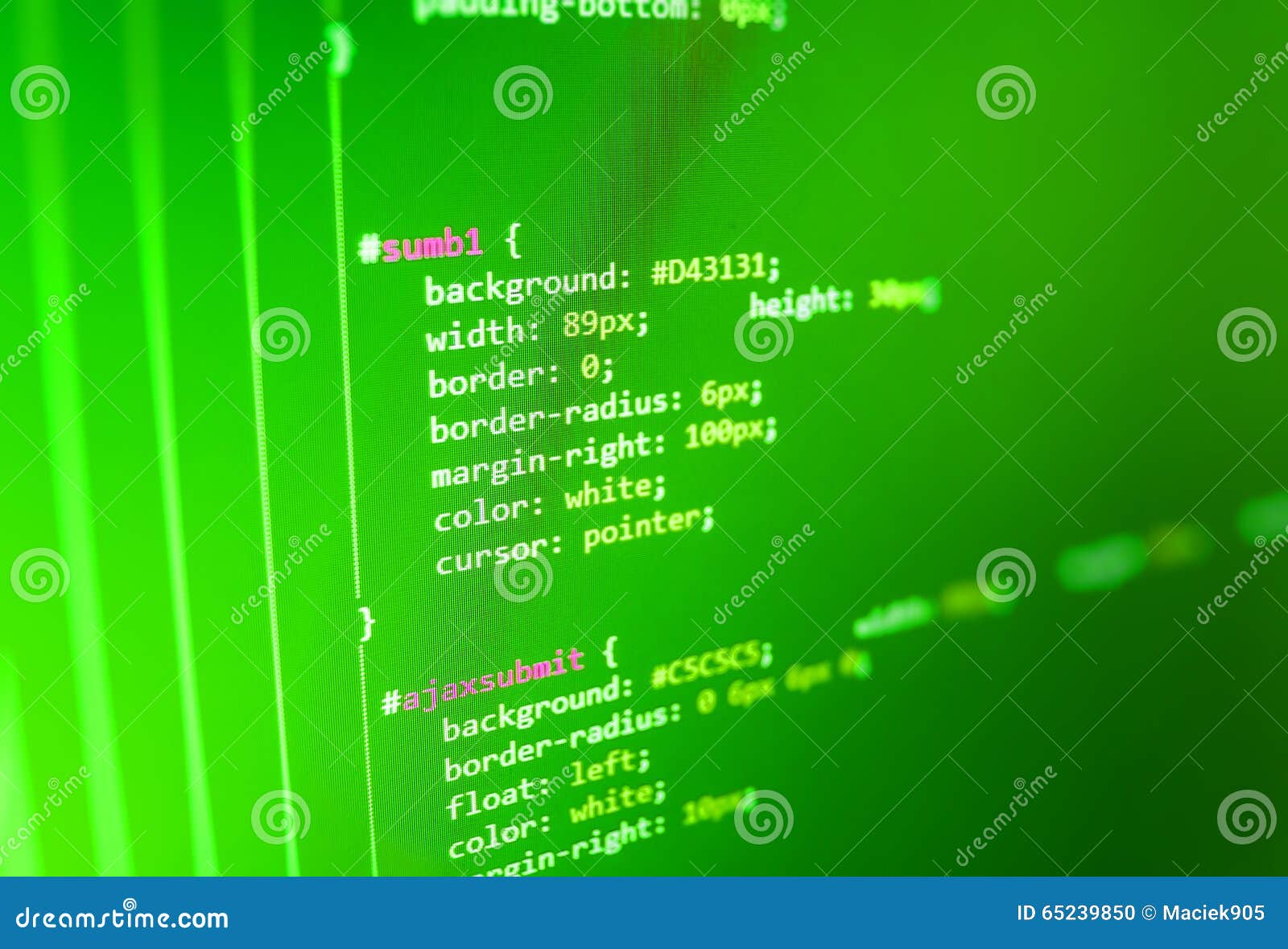 Fond De Programmation Abstrait Vert De Code Photos Stock - Téléchargez ...