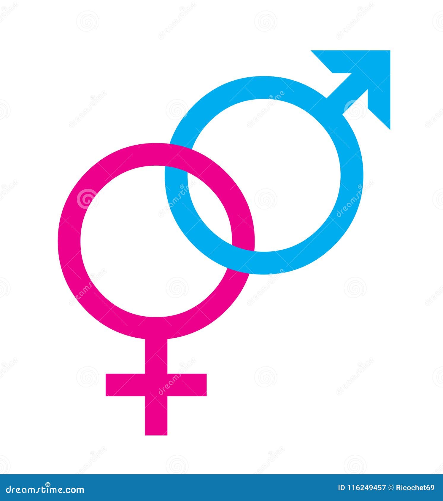 Égalité De Symbole De Genre Illustration Stock - Illustration du ...