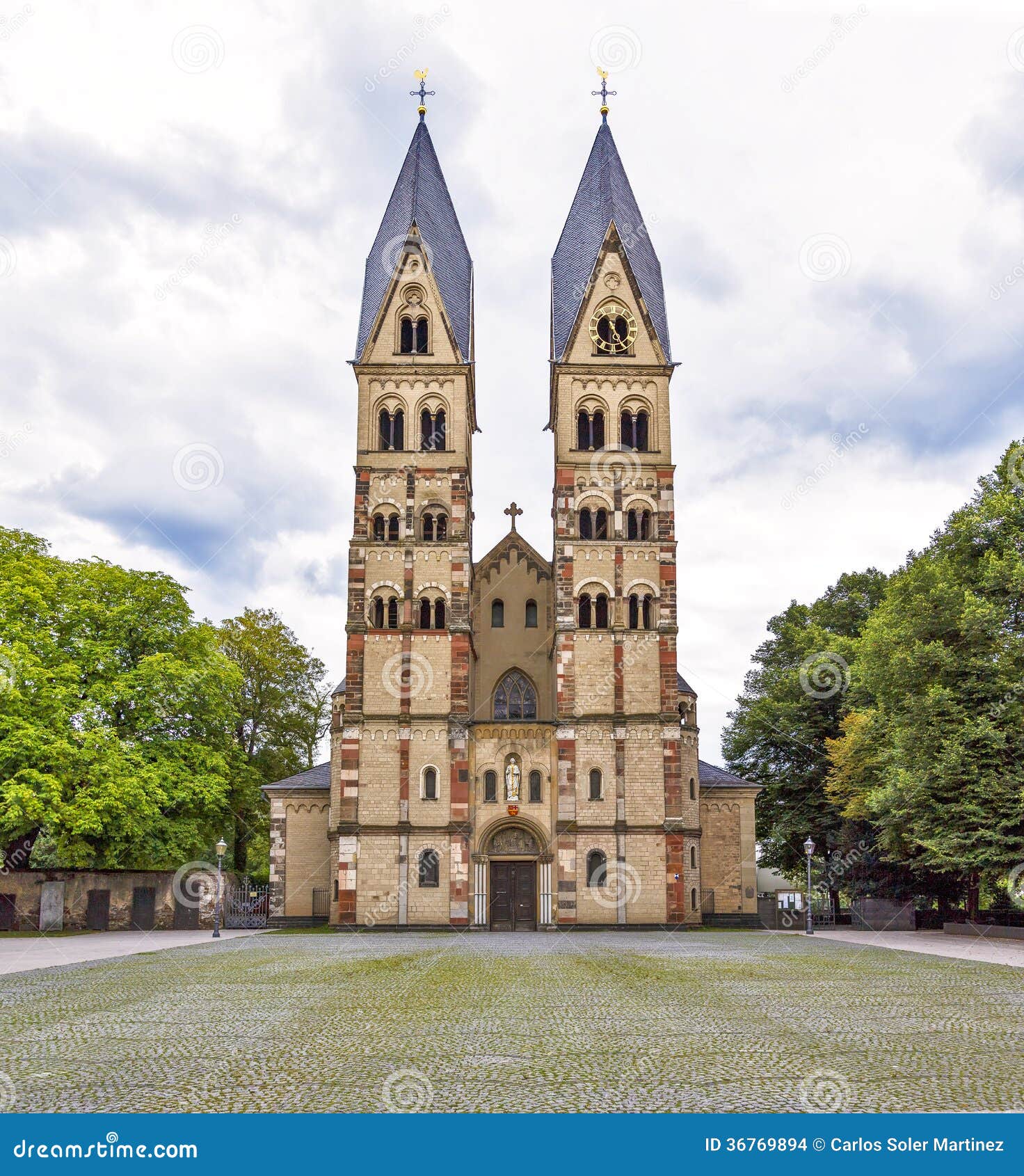 Église à Coblence, Allemagne Photo stock - Image du célèbre, allemagne ...