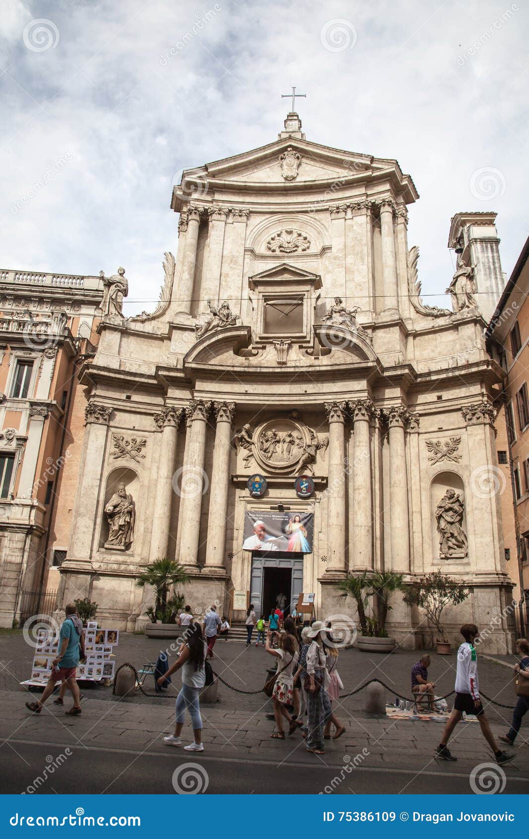 Église De San Marcello Al Corso à Rome Image stock éditorial - Image du ...