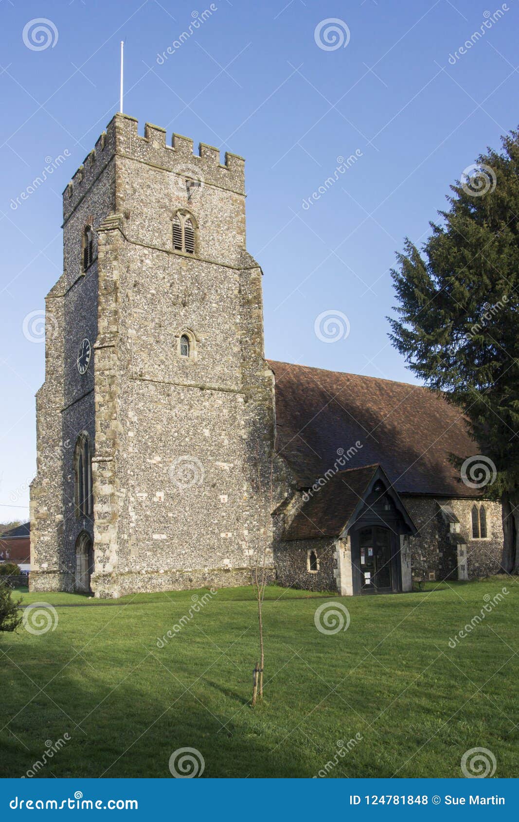 Église De St Marys, Chartham, Kent Photo stock - Image du patrimoine ...