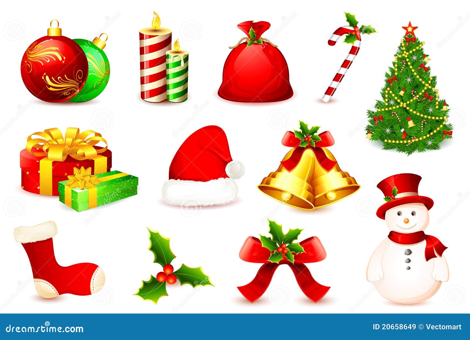 Élément de Noël illustration stock. Illustration du couleur - 20658649