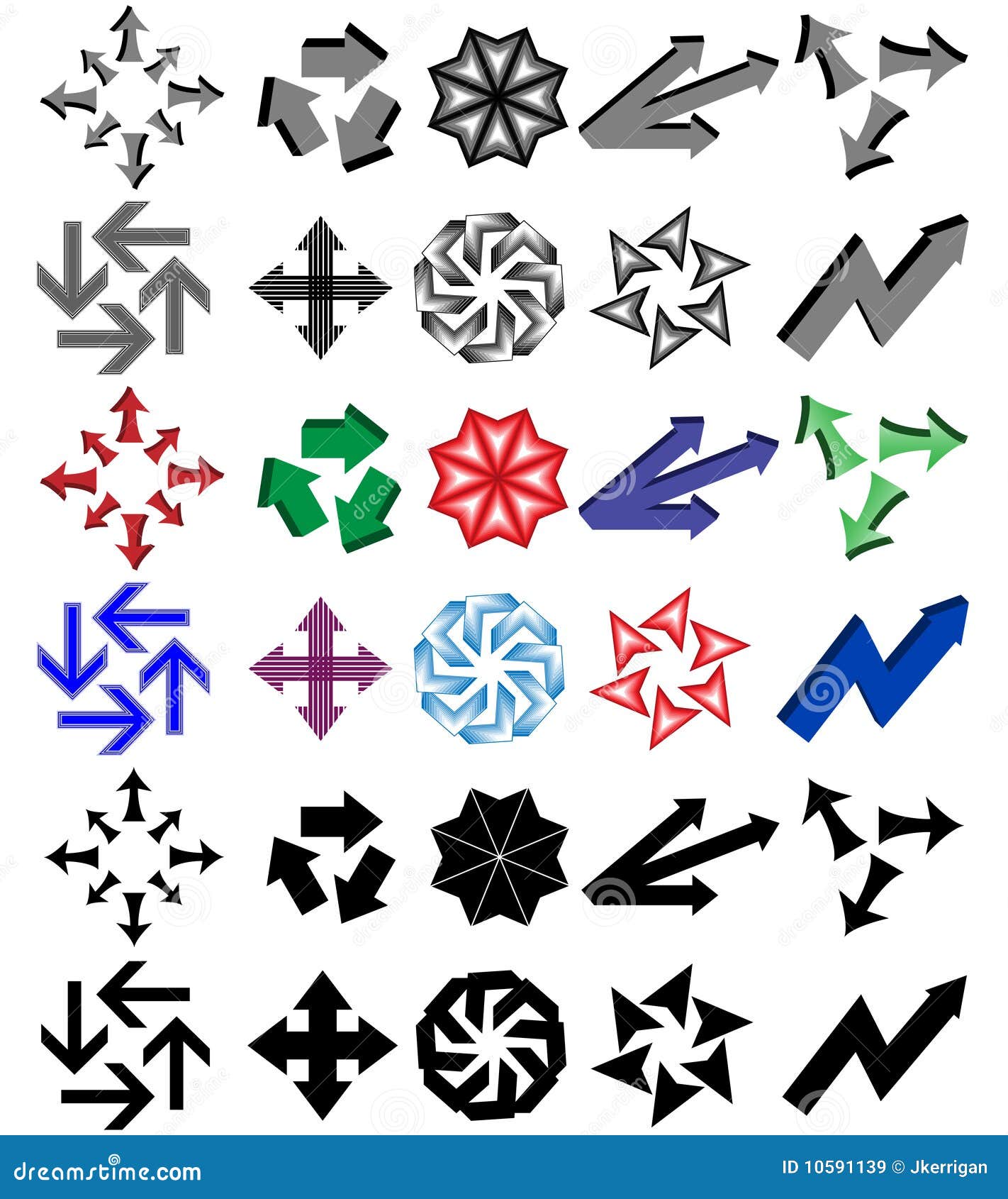 Éléments De Graphisme De Flèche Illustration de Vecteur - Illustration ...