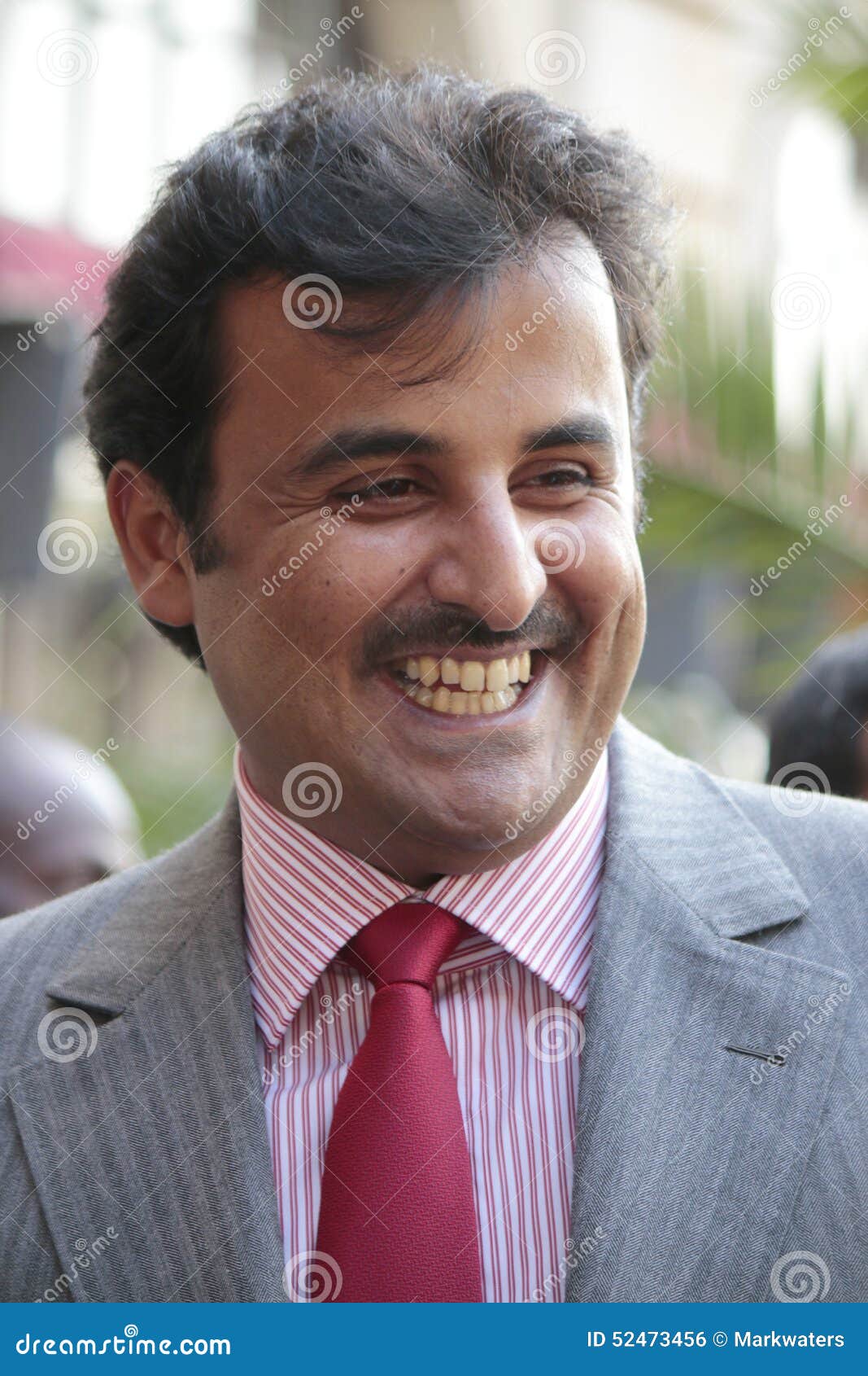 Émir du Qatar photo éditorial. Image du arabe, état, septembre - 52473456