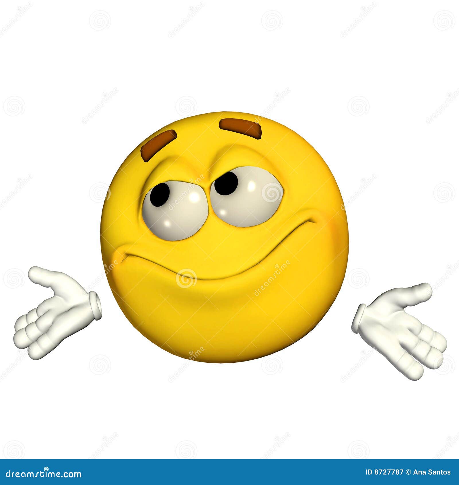 Émoticône - satisfaisante illustration stock. Illustration du dessin ...