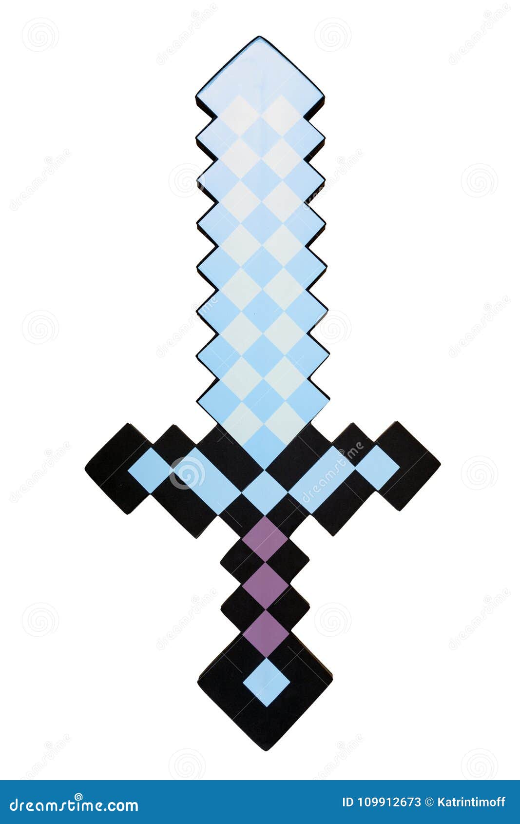 Épée De Diamant De Minecraft Image stock - Image of mini, populaire ...