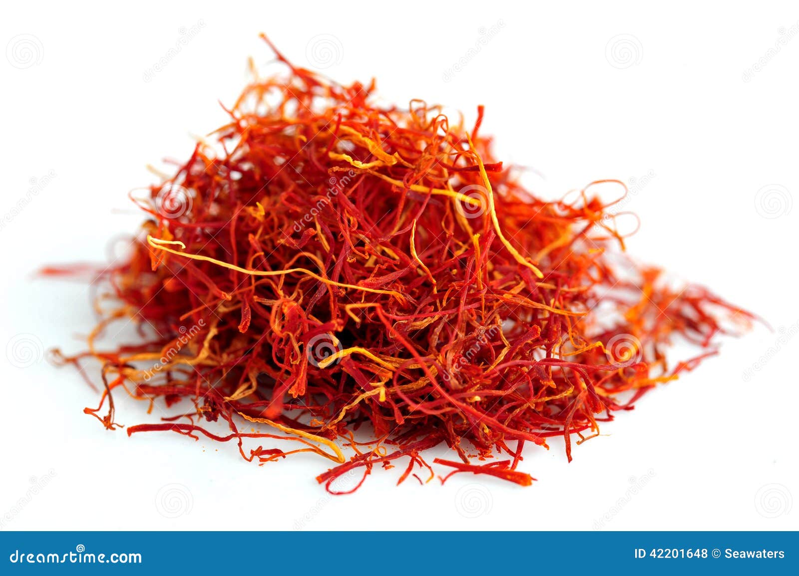 Épice de safran photo stock. Image du gourmet, clé, cultivé - 42201648