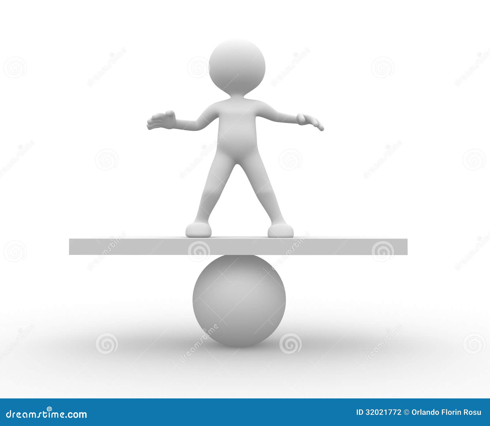 Équilibre illustration stock. Illustration du caractère - 32021772