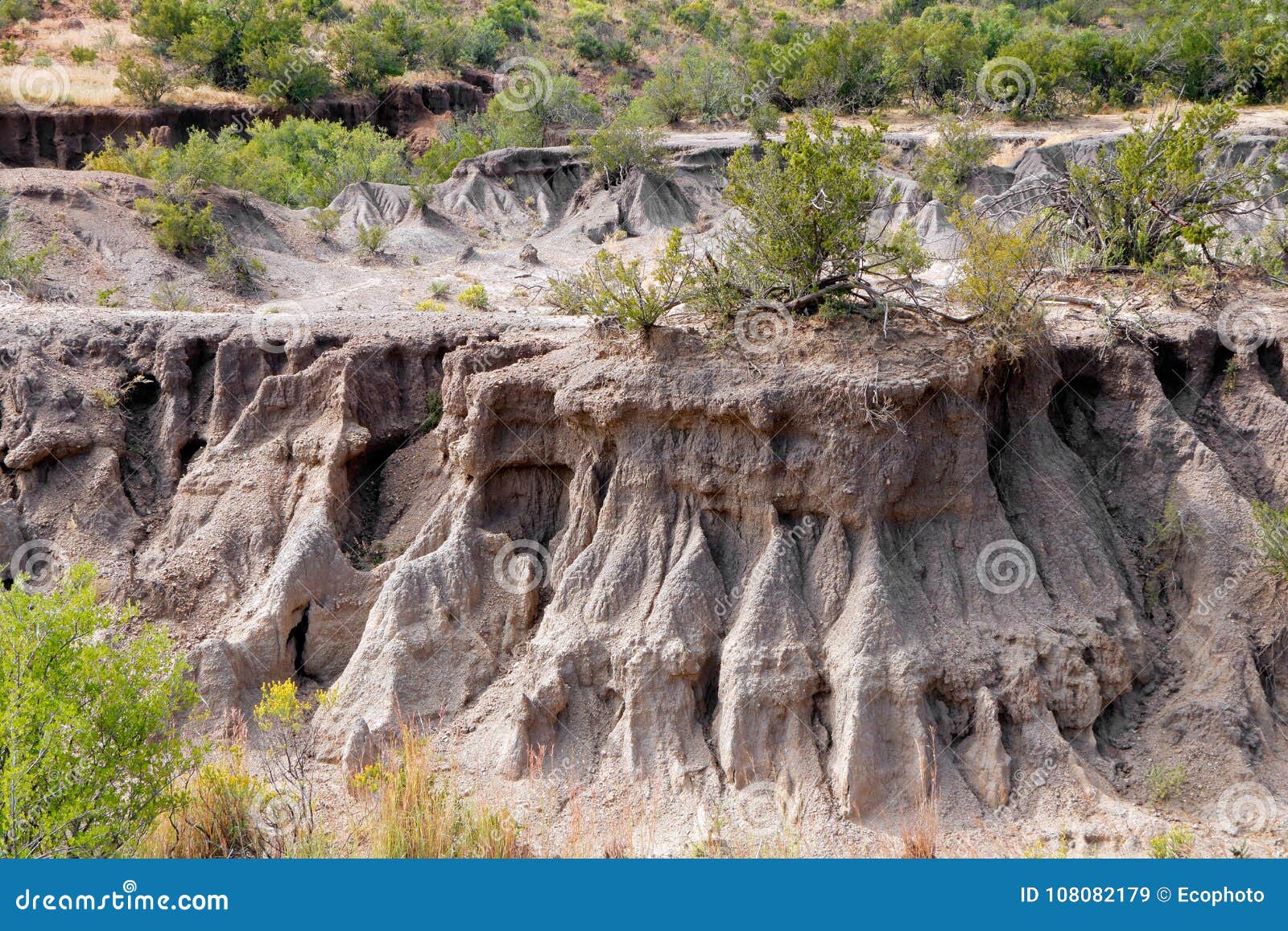 Érosion Du Sol Grave - Afrique Du Sud Image stock - Image du érodé ...