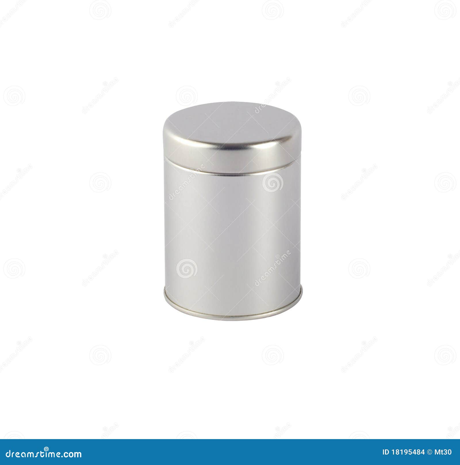 Étain en métal photo stock. Image du café, boîte, cadre - 18195484