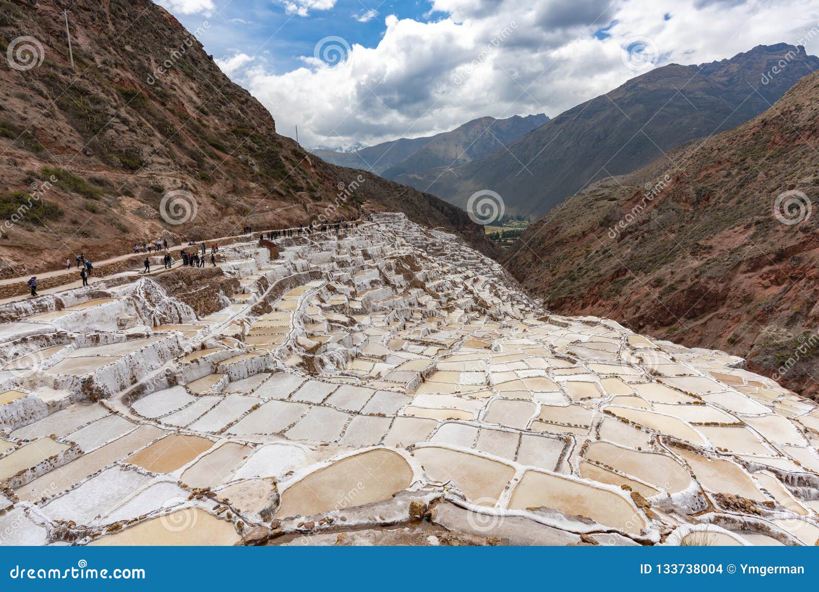 Étangs De Sel Chez Maras Dans Cusco, Pérou Image stock éditorial ...