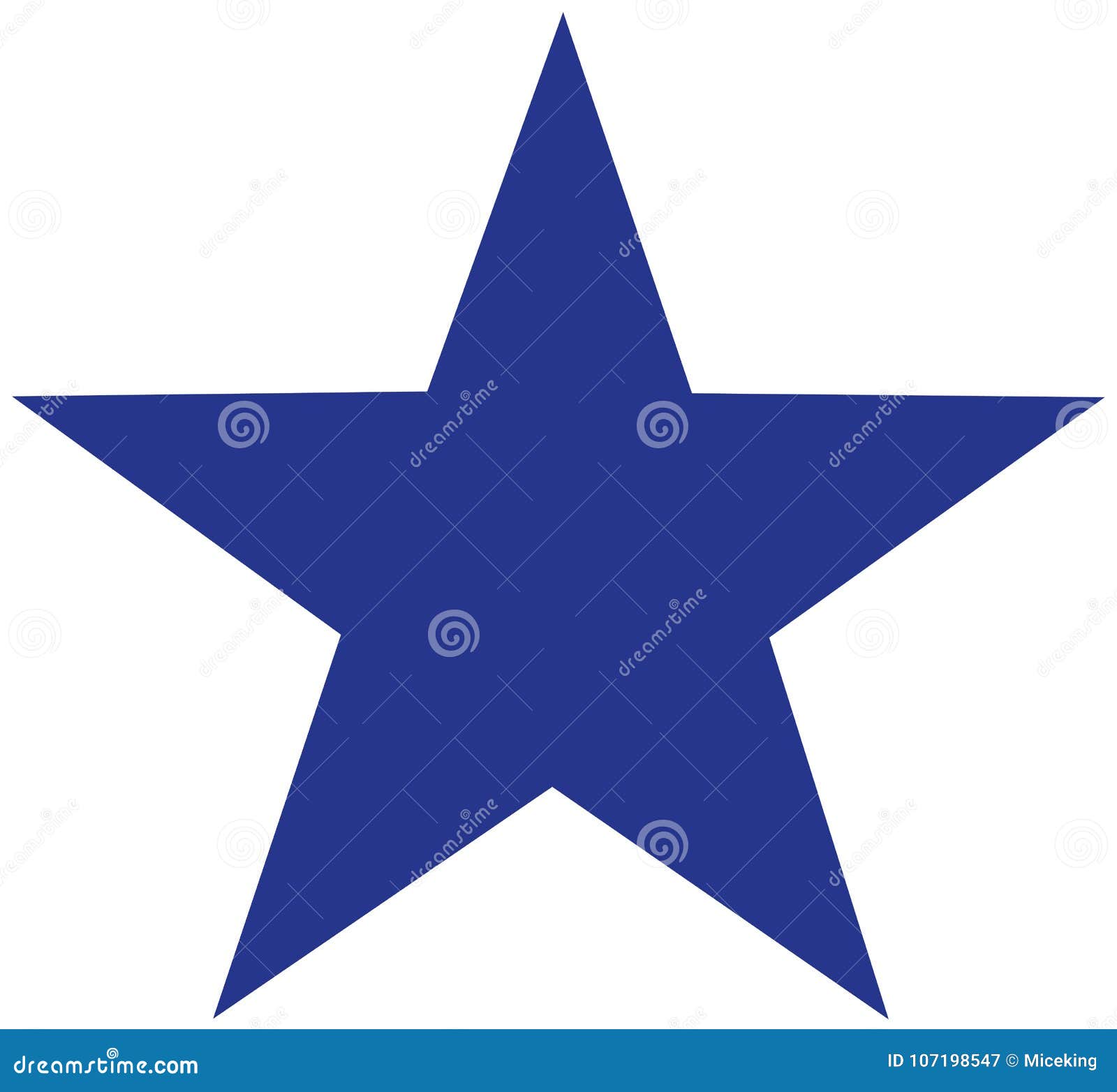 Étoile bleue de vecteur illustration de vecteur. Illustration du signe ...
