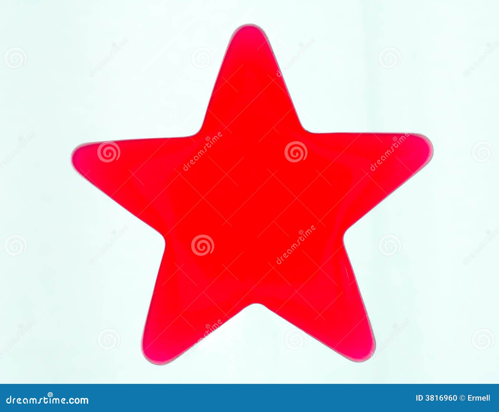 Étoile rouge photo stock. Image du intérieur, décoration - 3816960