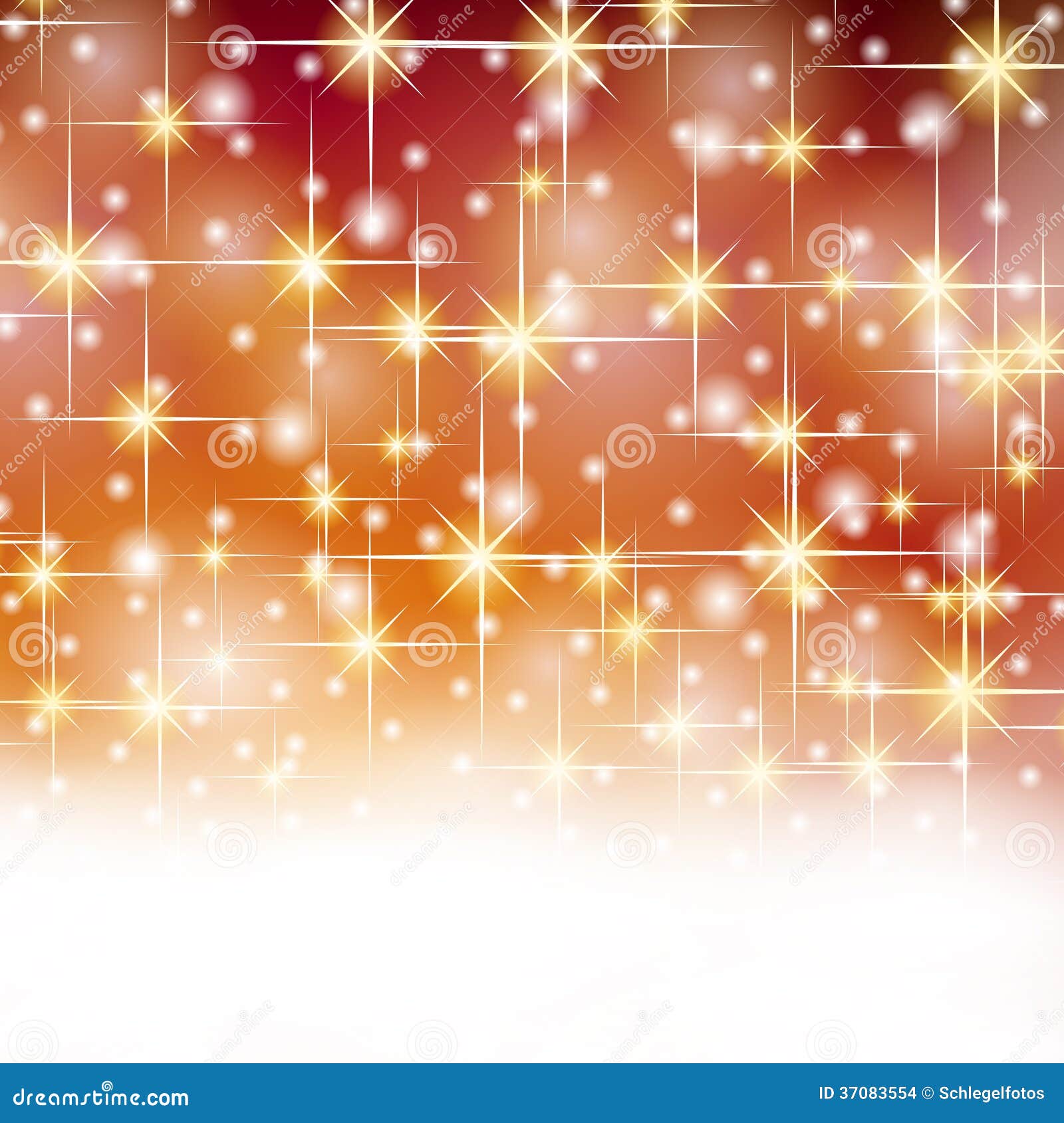 Étoiles De Rouge D'or De Noël Illustration Stock - Illustration du fête ...