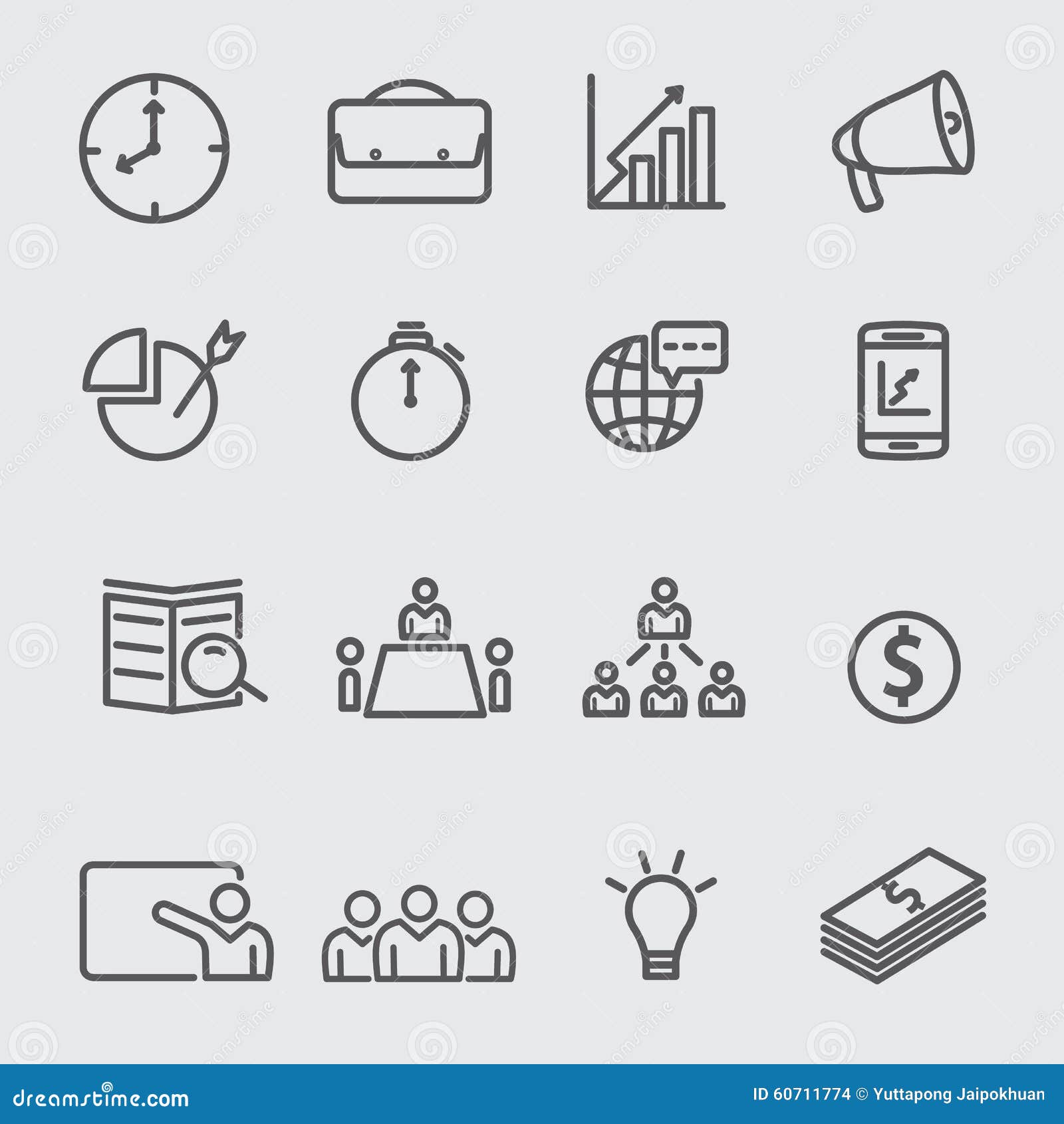 Ícone da área de negócio ilustração do vetor. Ilustração de conferência ...