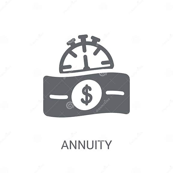 Ícone da anuidade ilustração do vetor. Ilustração de imposto - 131187396