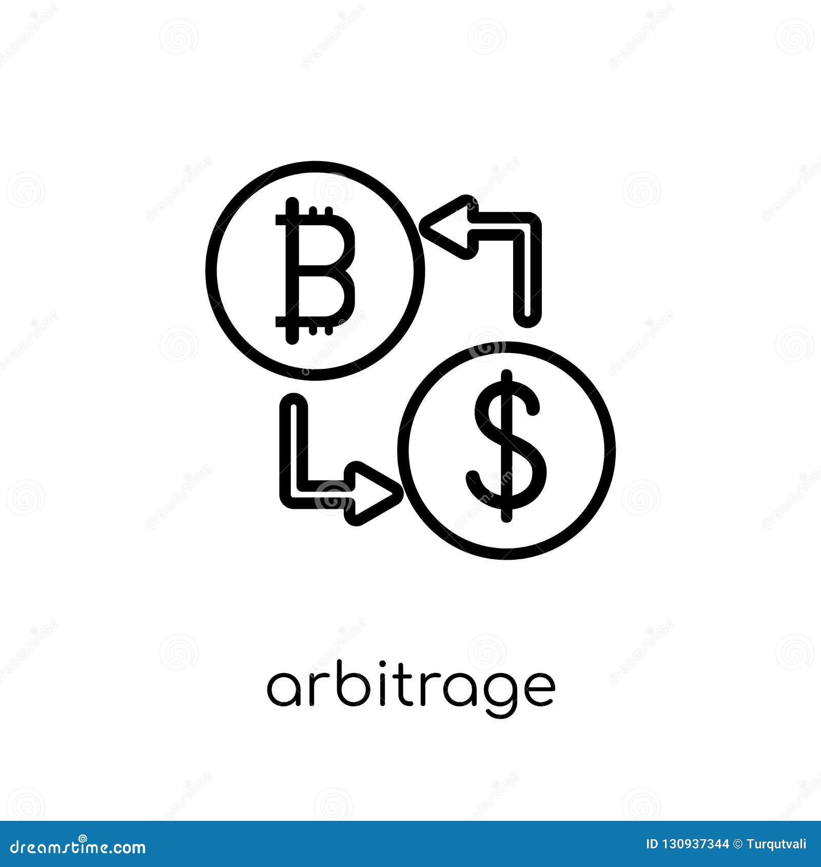 Ícone Da Arbitragem Da Coleção Da Arbitragem Ilustração do Vetor ...