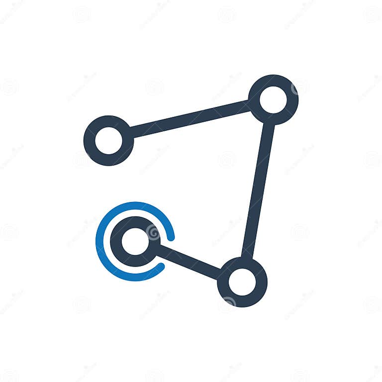 Ícone da conectividade ilustração do vetor. Ilustração de conectividade ...