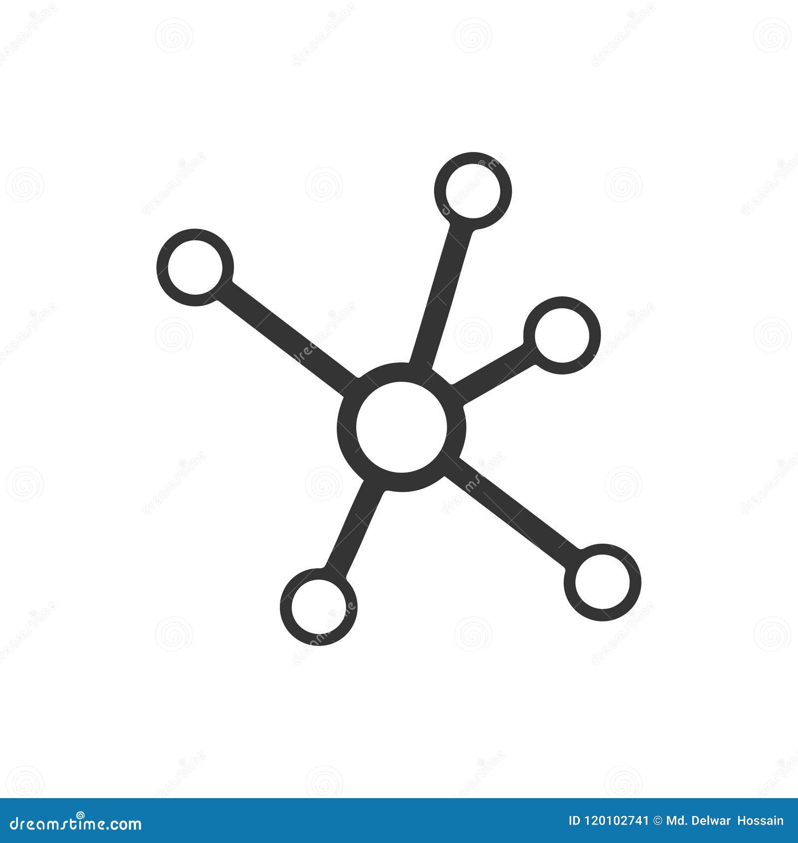 Ícone Da Conectividade Do Negócio Ilustração do Vetor - Ilustração de ...