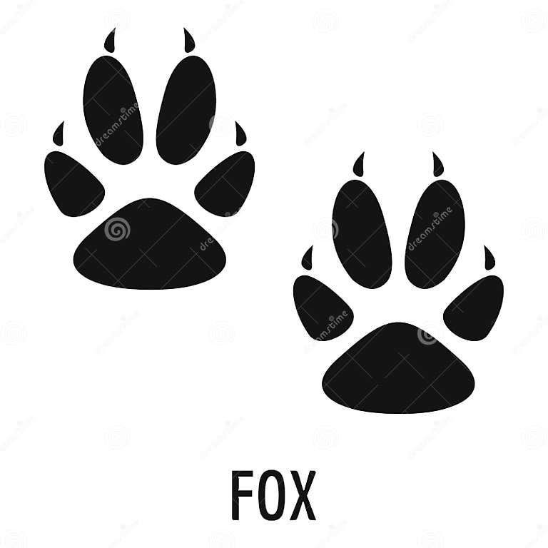 Ícone Da Etapa Do Fox, Estilo Simples Ilustração Stock - Ilustração de ...