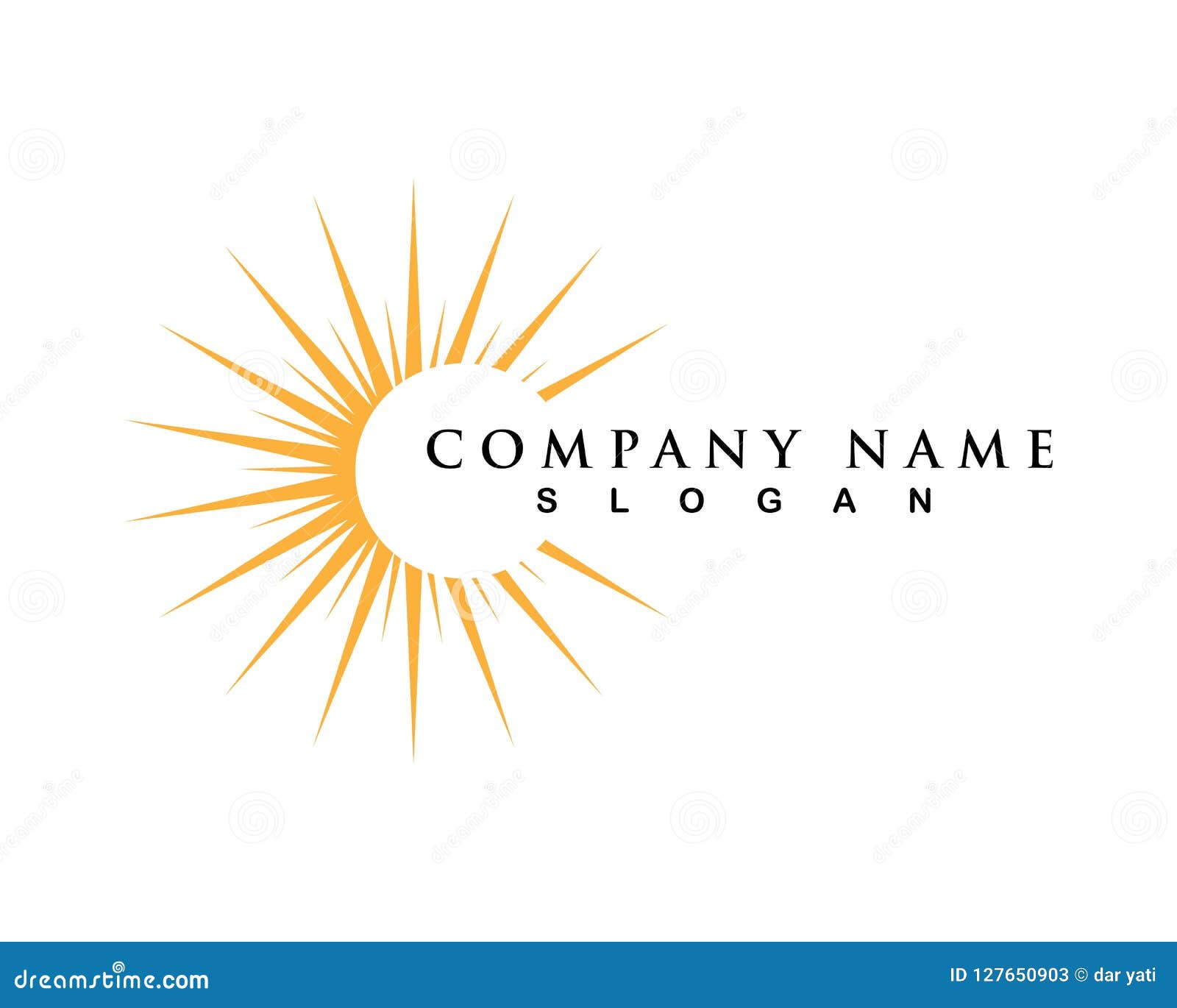 ícone Da Luz De Logotipo Do Sol Ilustração Stock - Ilustração de arte ...