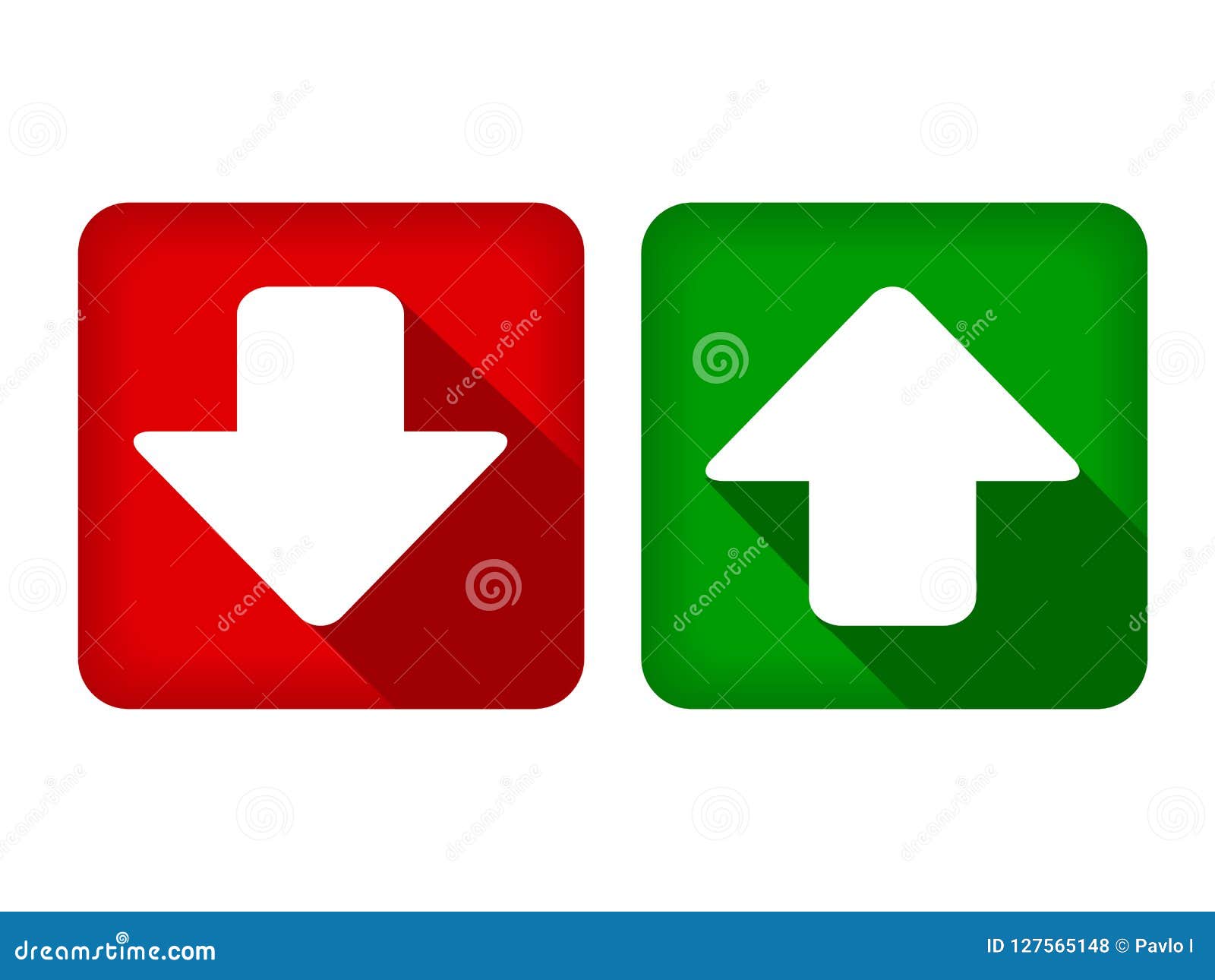 Ícone Da Seta Para Cima E Para Baixo - O Vetor Ilustração do Vetor ...