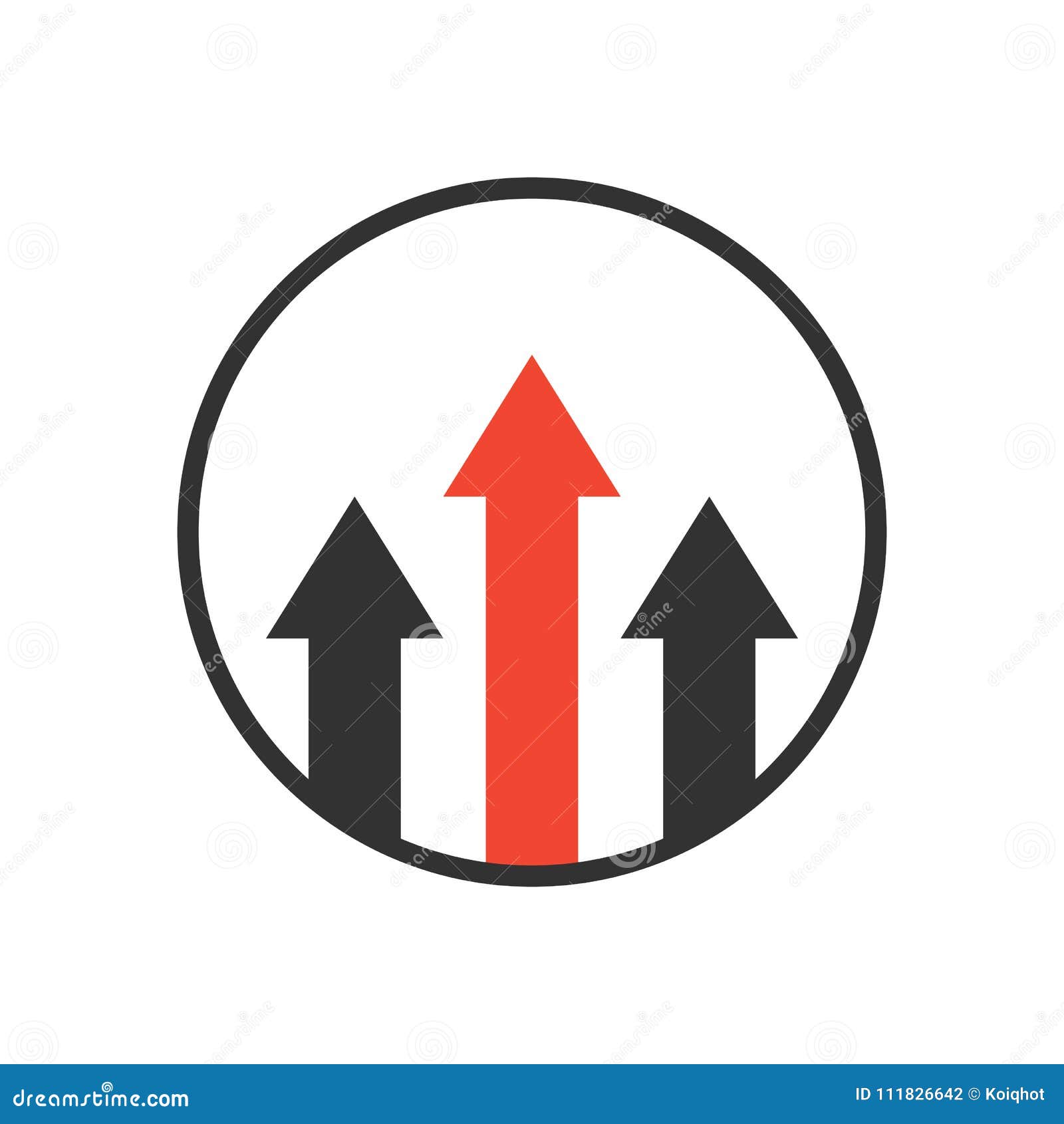 Ícone Da Vantagem, Conceito Do Crescimento Do Negócio Ilustração do ...