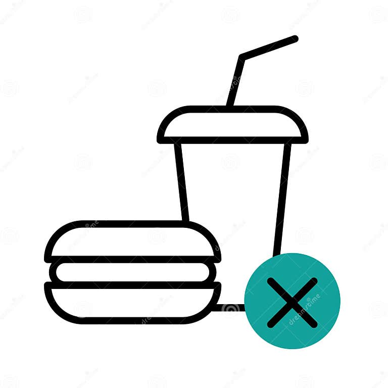 ícone De Anorexia Sem Comer Ilustração Stock - Ilustração de sintoma ...