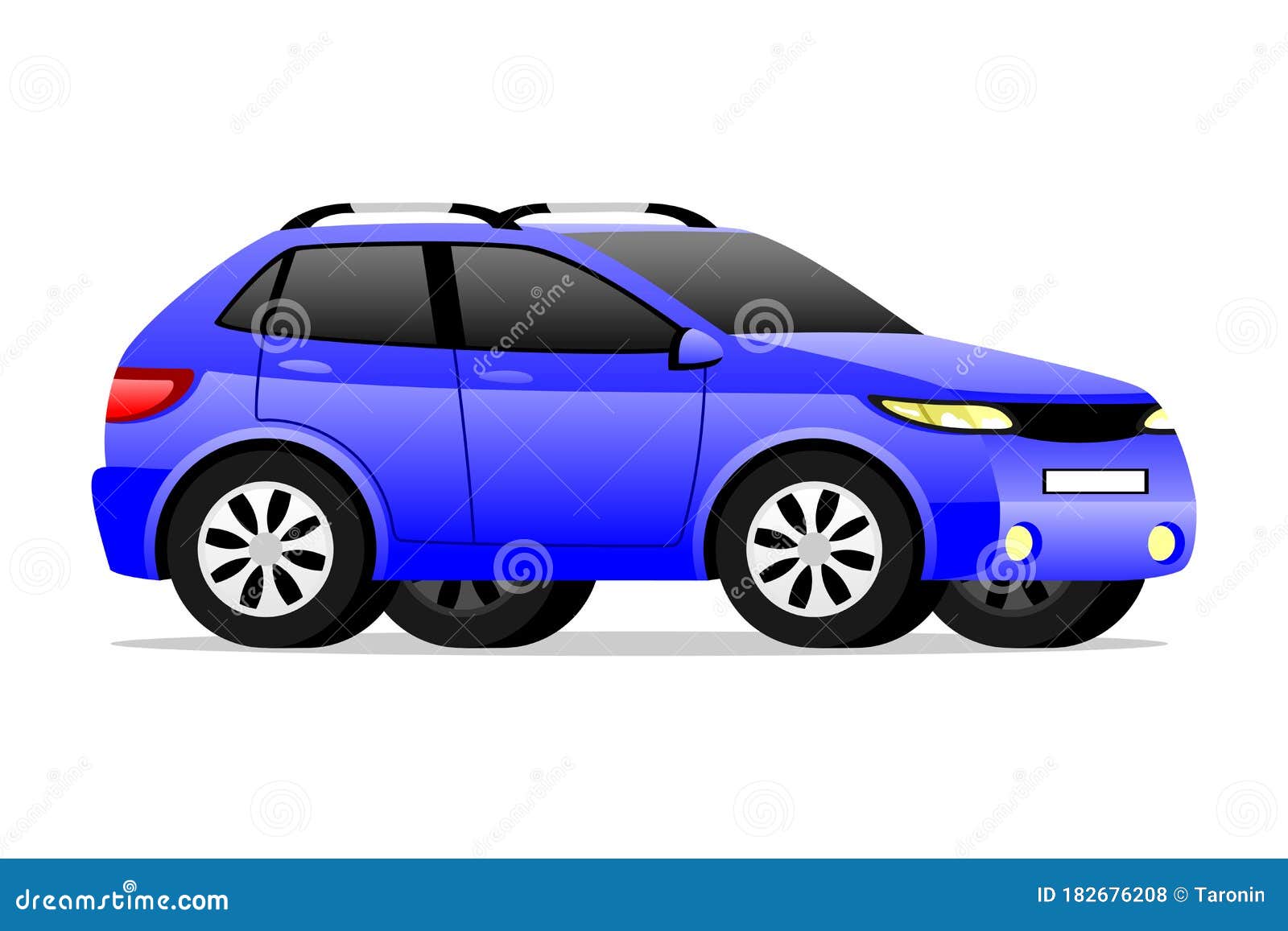 ícone de carro azul. ilustração do vetor. Ilustração de brinquedo ...