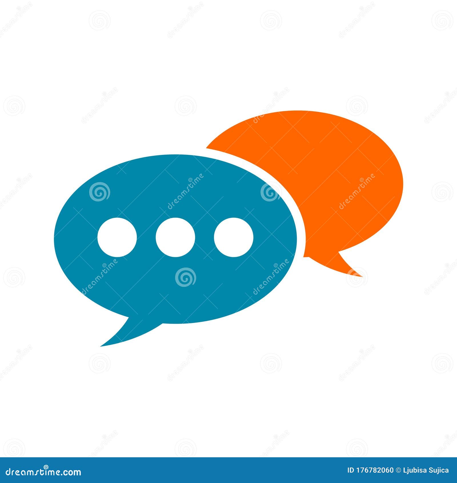 ícone de comentários ilustração stock. Ilustração de discurso - 176782060