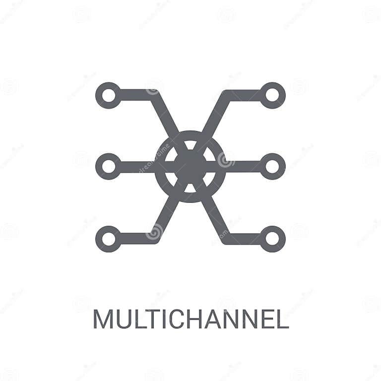 Ícone De Mercado Multichannel Ilustração do Vetor - Ilustração de ...