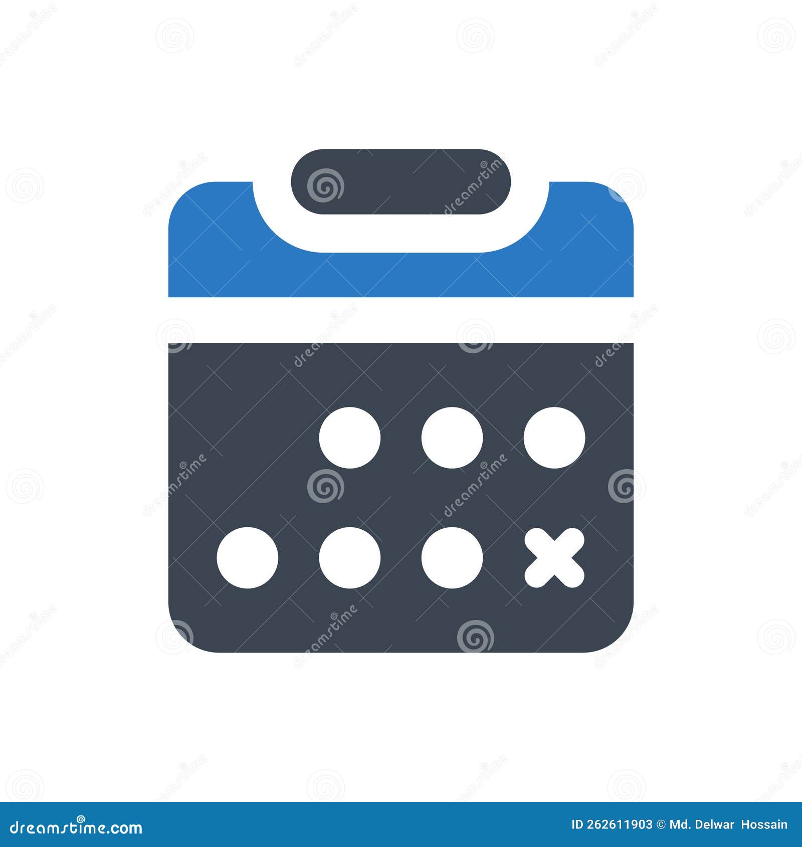 ícone de prazo ilustração do vetor. Ilustração de vetor - 262611903