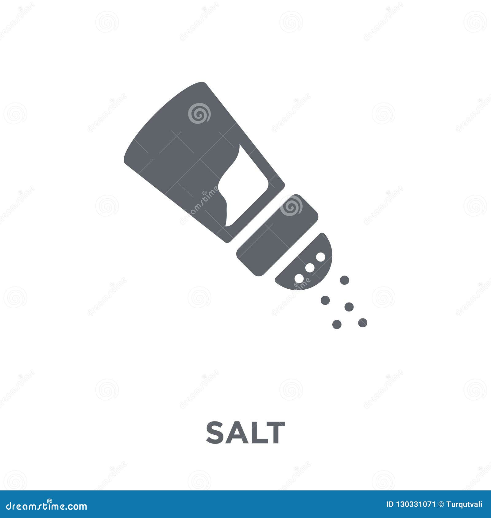 Ícone de sal da coleção ilustração do vetor. Ilustração de estilo ...