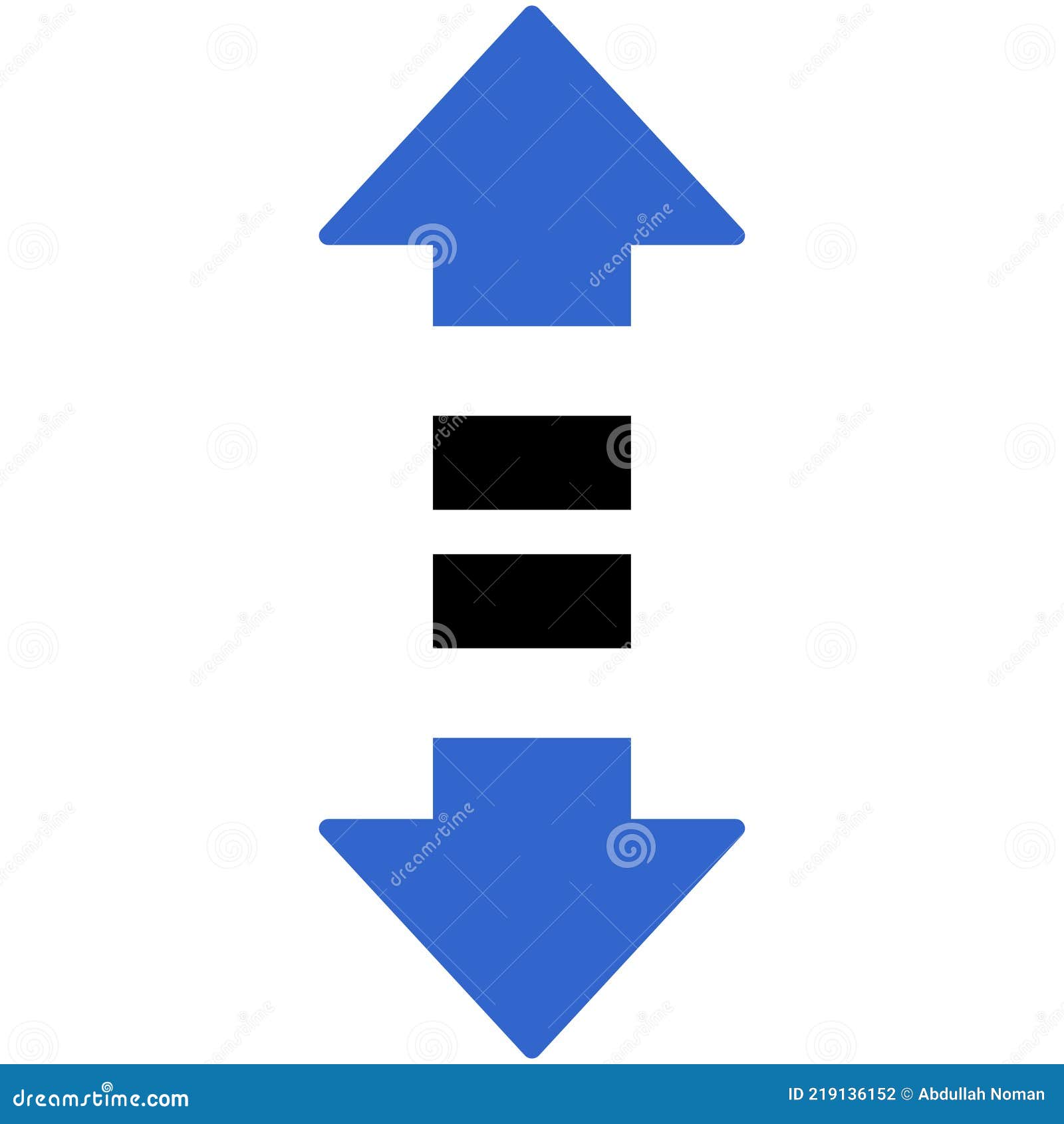 ícone De Seta Para Cima E Para Baixo Ilustração do Vetor - Ilustração ...