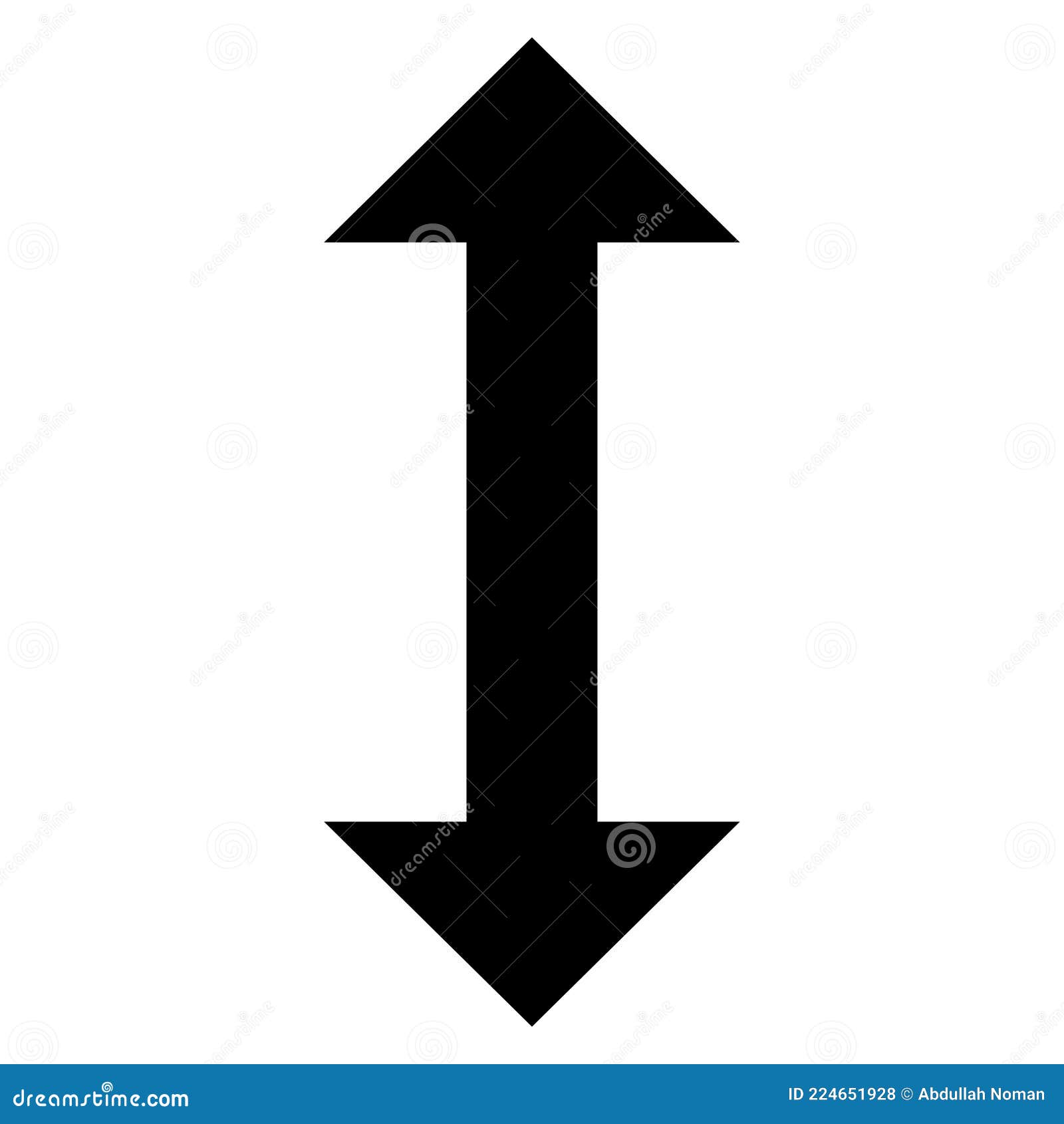 ícone De Sinal De Seta Para Cima E Para Baixo Ilustração do Vetor ...