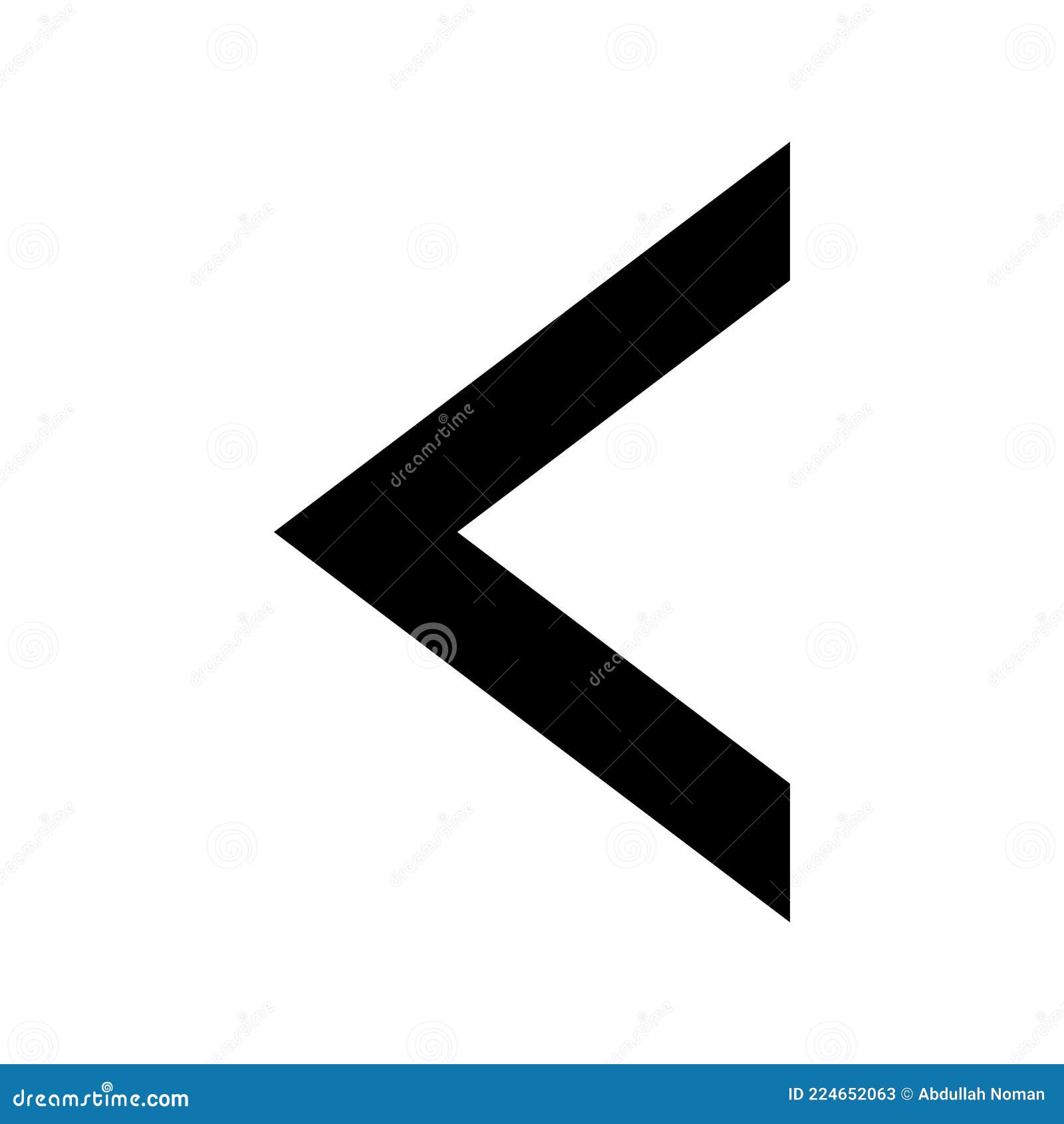 ícone De Sinal De Seta Para a Esquerda Ilustração do Vetor - Ilustração ...