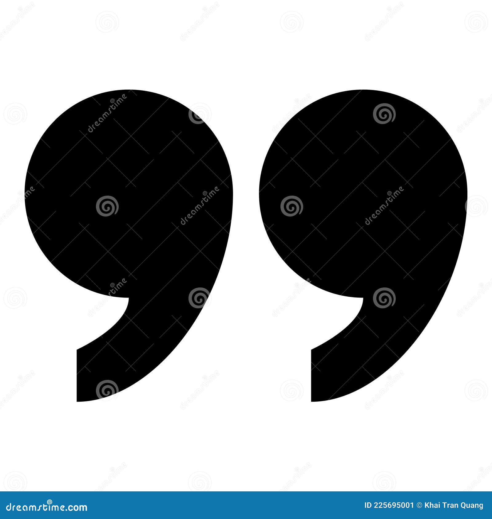 ícone de vetor de aspas. ilustração do vetor. Ilustração de discurso ...