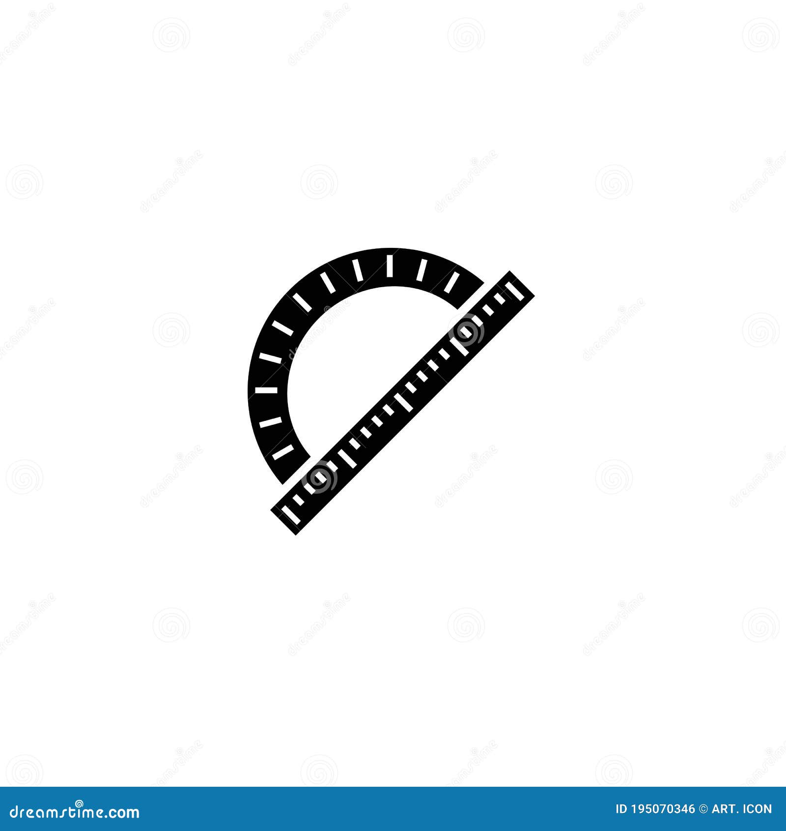 ícone de vetor de régua ilustração do vetor. Ilustração de forma ...