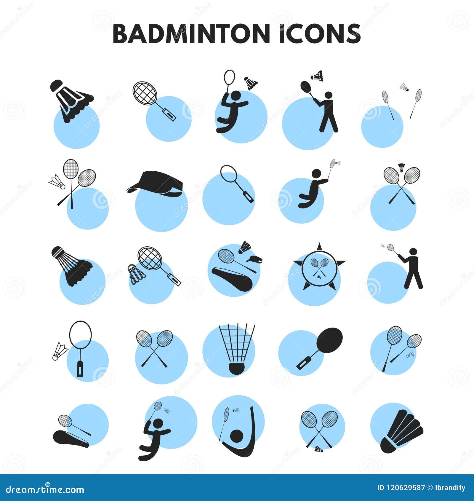 ícone do badminton ilustração do vetor. Ilustração de torneio - 120629587