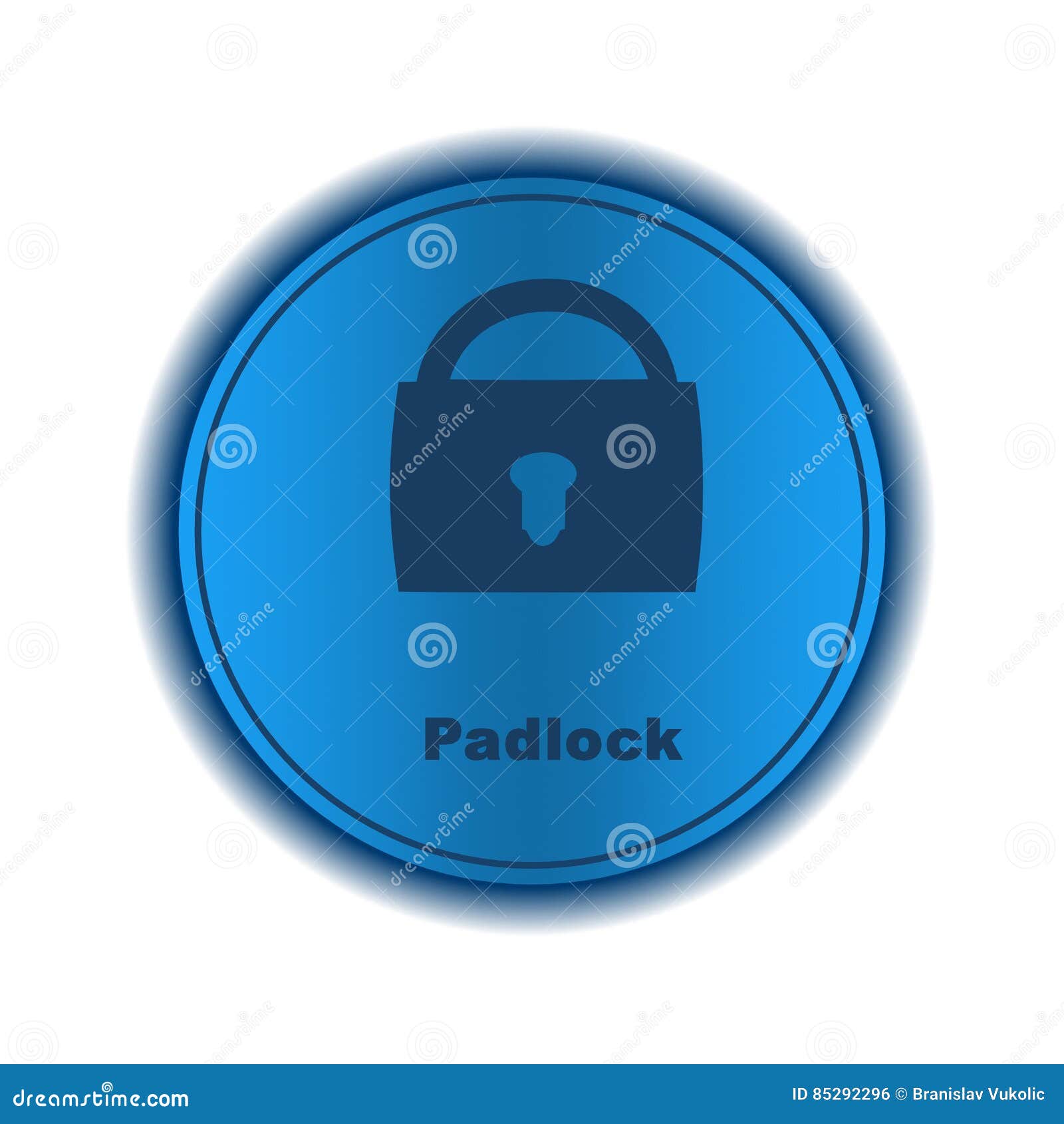 Ícone Do Cadeado, Sinal, Ilustração Ilustração Stock - Ilustração de ...